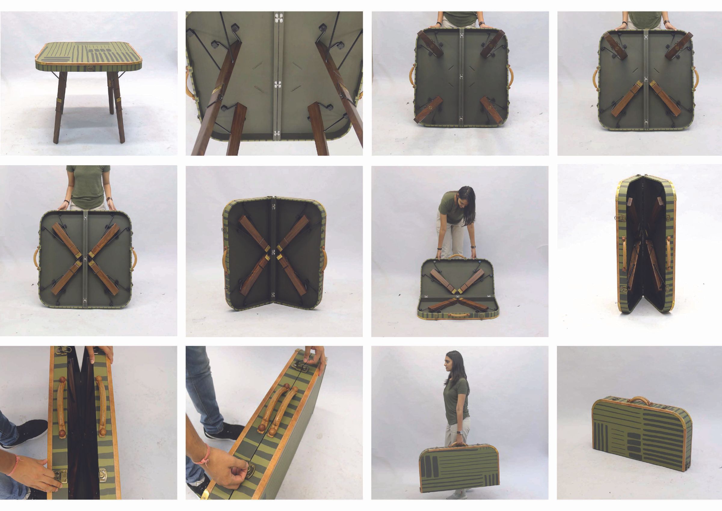 Glamping Foldable Suitcase Table : 4 Steps - Instructables