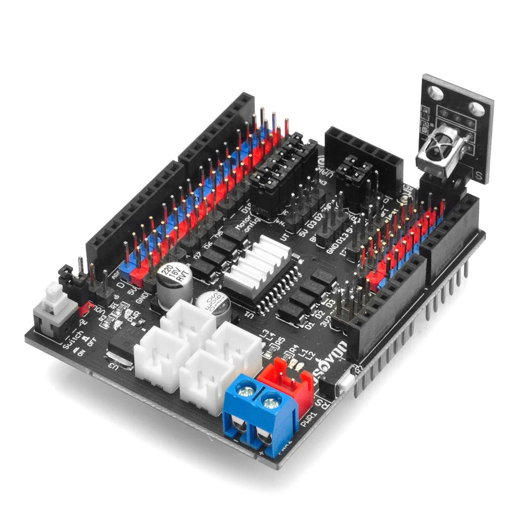 Arduino Bluetooth Obstacle Avoidance Line Follower Ir Remote Robot Projects 2023 4 Steps