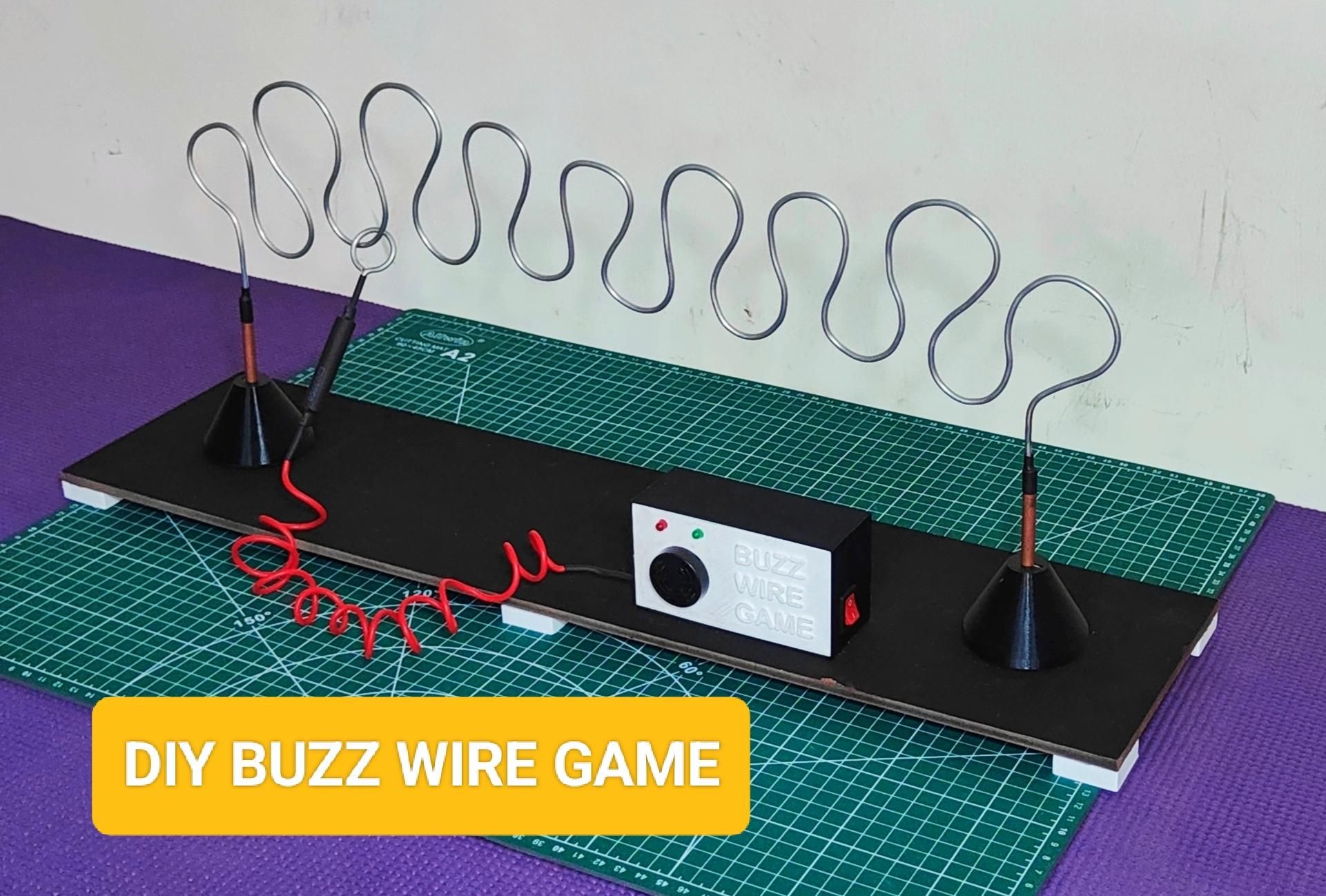 DIY Arduino Controlled Buzz Wire Game : 19 Steps (with Pictures ...