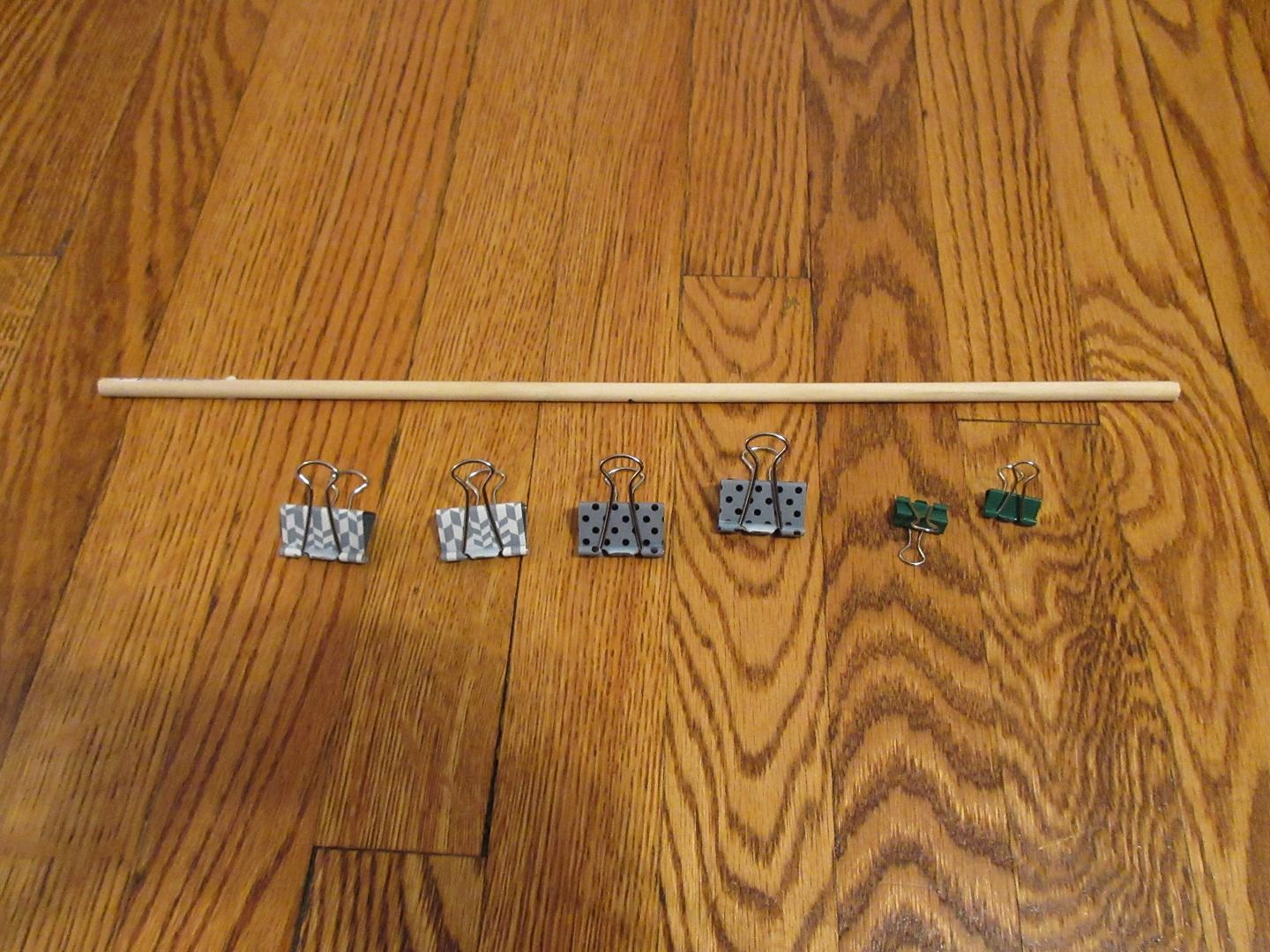 Make a Passive Ramp Walker Toy Using Binder Clips and Wooden Dowel ...