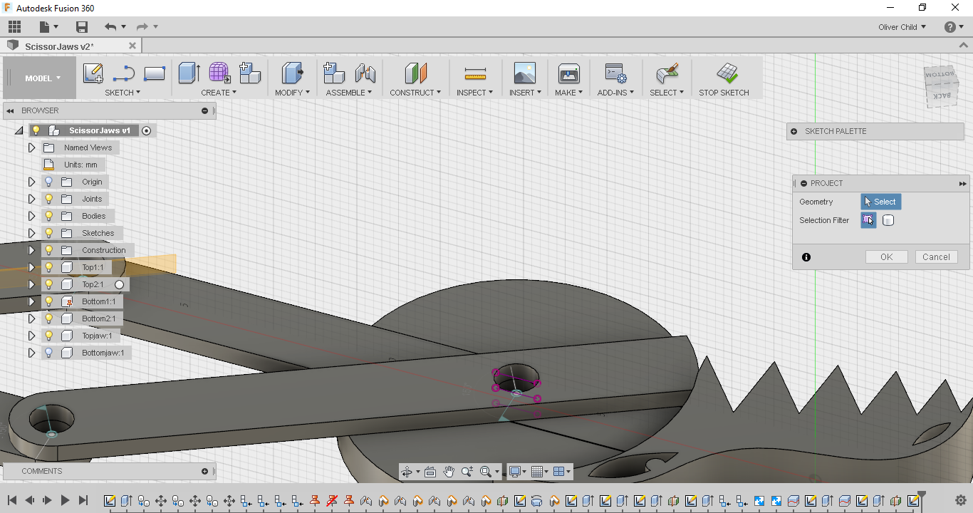 Designing Scissor Jaws in Fusion : 11 Steps (with Pictures) - Instructables