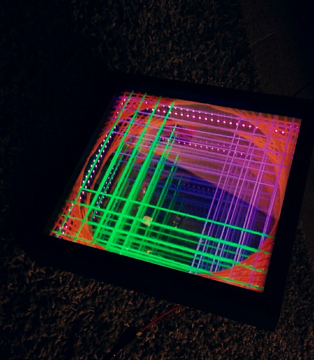 Infinity Mirror UV String Art : 4 Steps (with Pictures) - Instructables