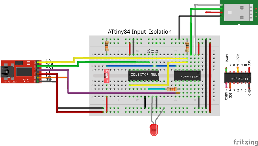 Attiny8485 Spi Interface Pin Reuse 6 Steps Instructables