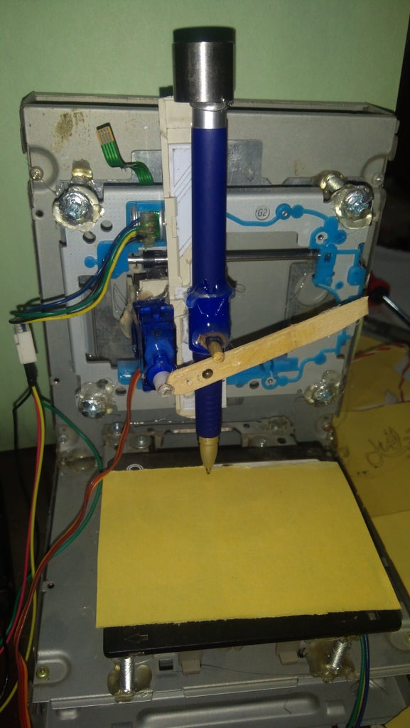 Diy Mini CNC Plotter Machine With Old DVD Motor's & ArduinoUNO : 9 ... Diy Mini CNC Plotter Machine With Old DVD Motor's & ArduinoUNO : 9 ...