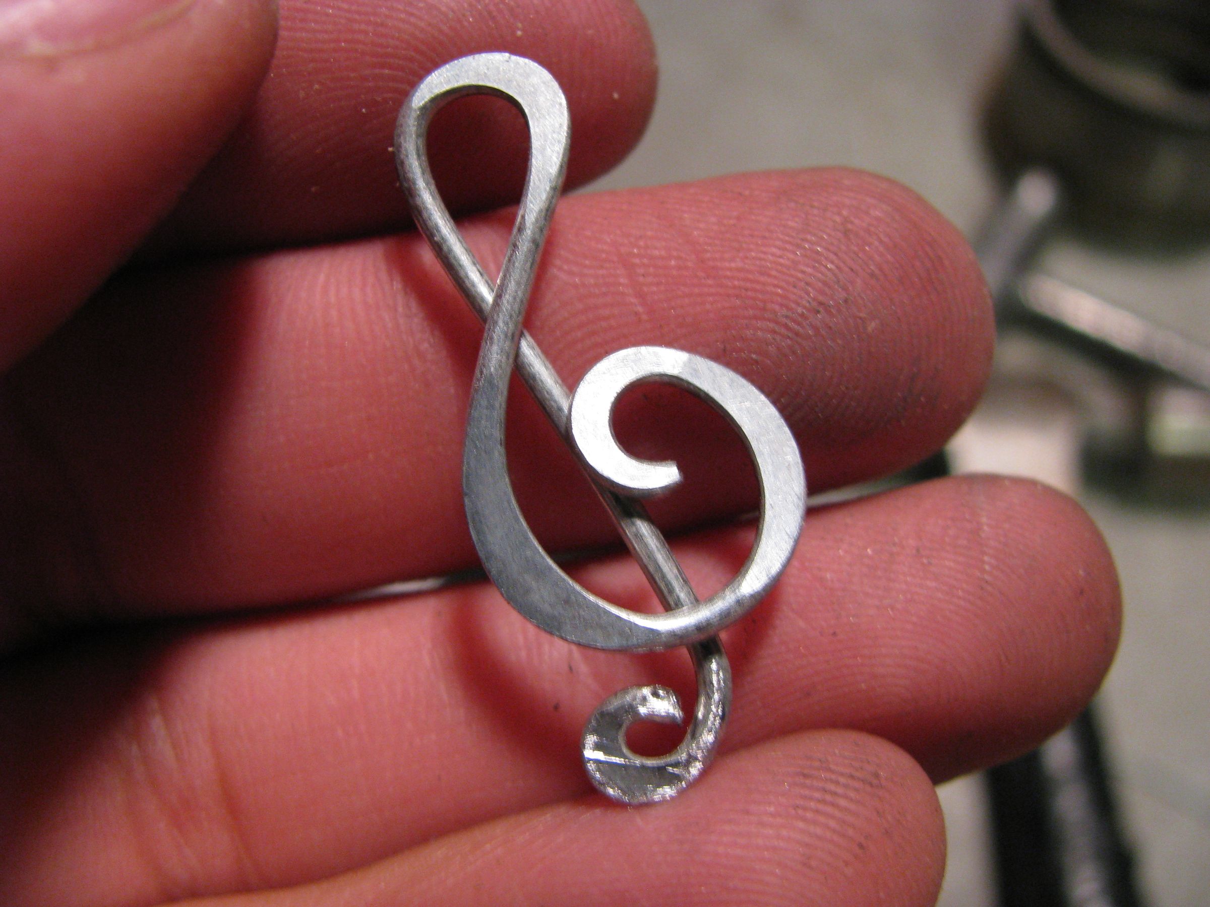 Treble Clef Pendant : 3 Steps (with Pictures) - Instructables