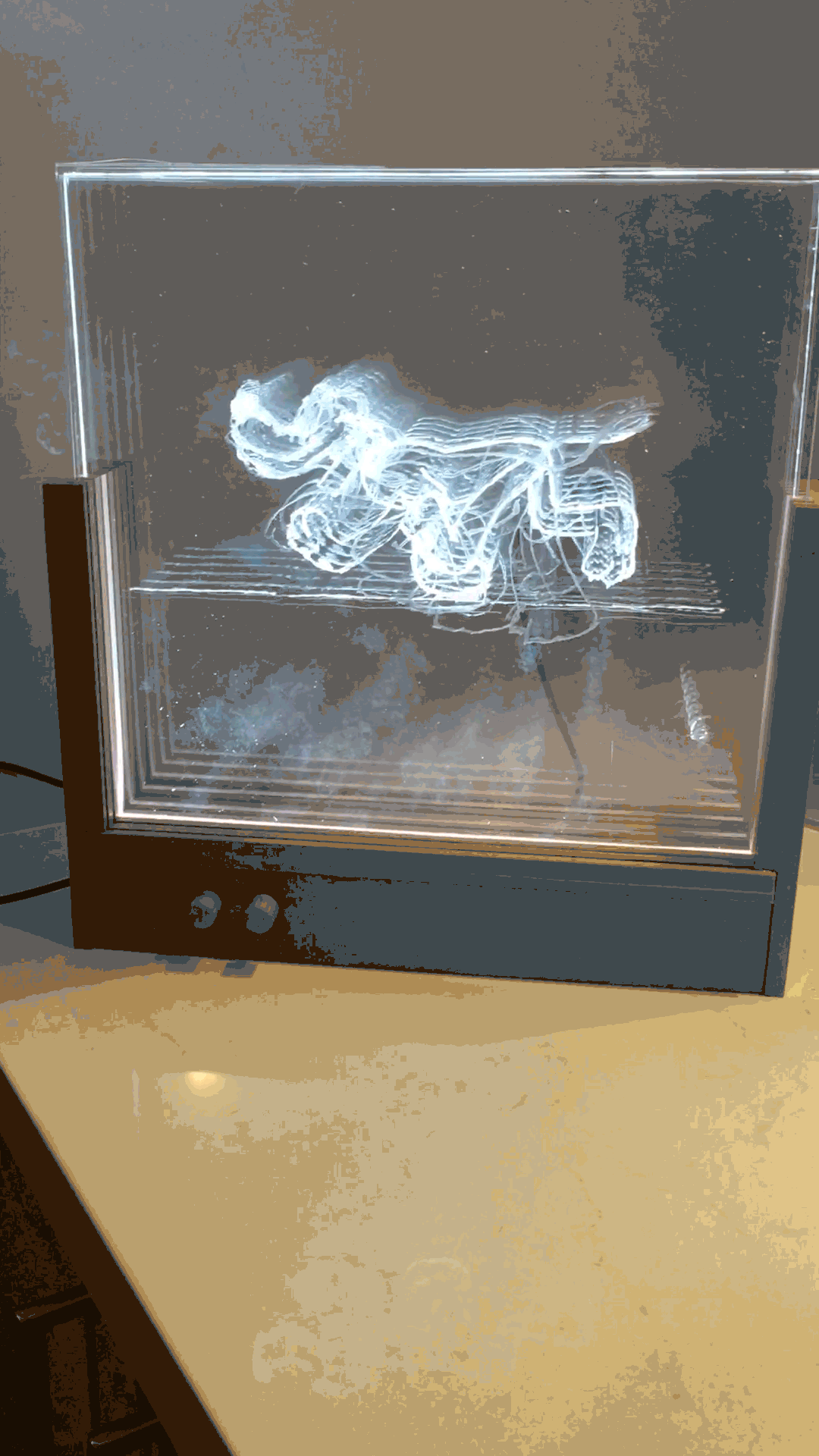 Engraved Plexiglass Animation Box With Arduino and 8 X 32 LED Neopixel Display : 5 Steps ...