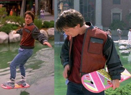 Back To The Future Hoverboard Scene