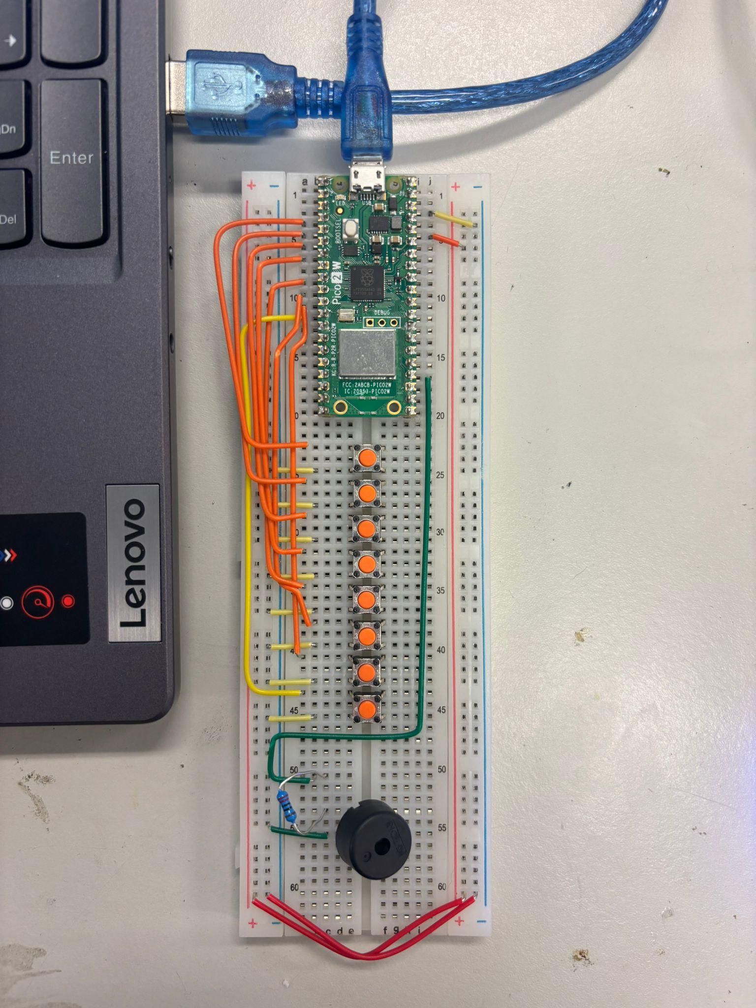 8-Button Piano With Raspberry Pi Pico 2W : 11 Steps - Instructables