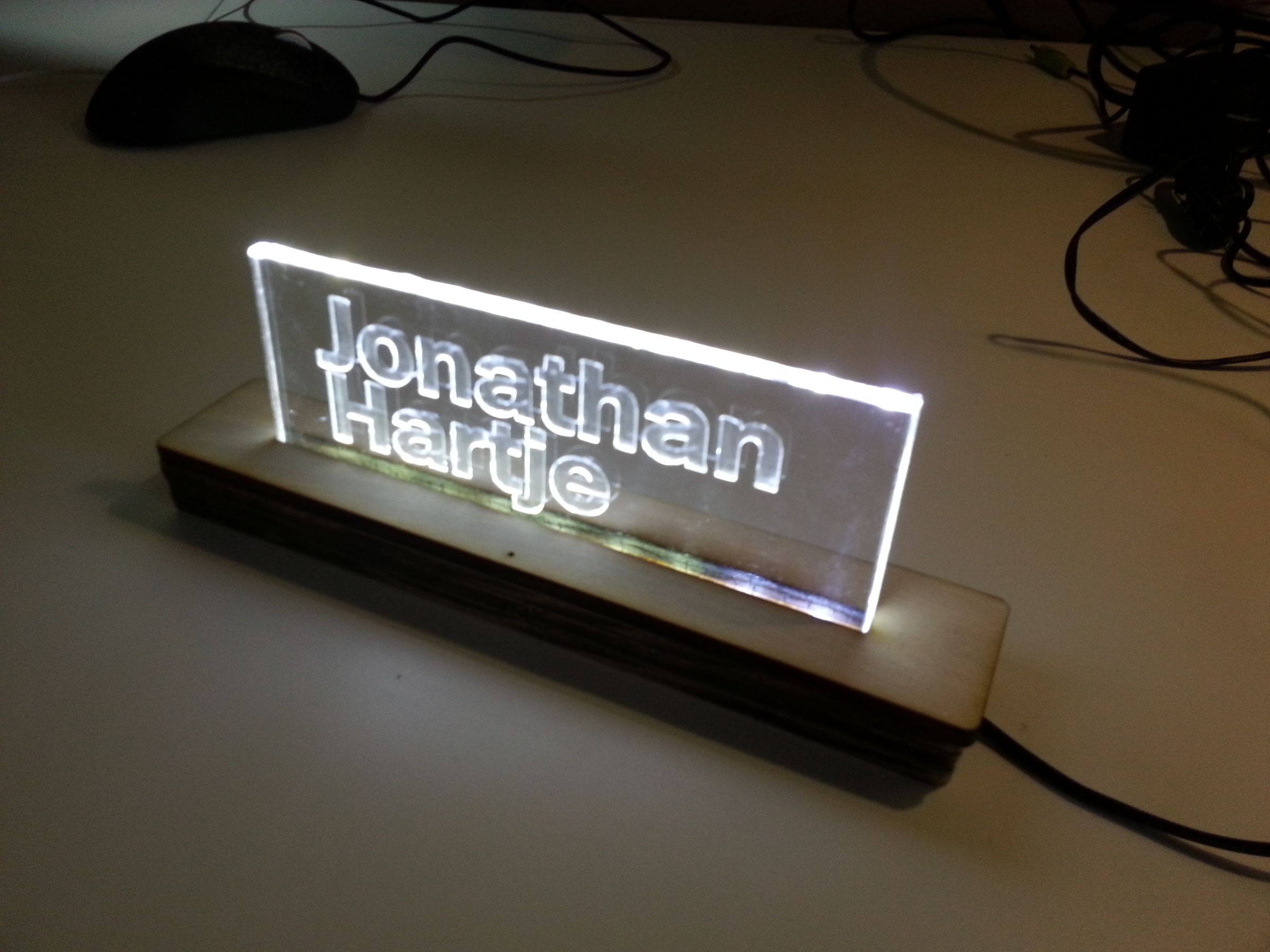 Design and Build a Side-lit LED Sign at TechShop : 8 Steps - Instructables