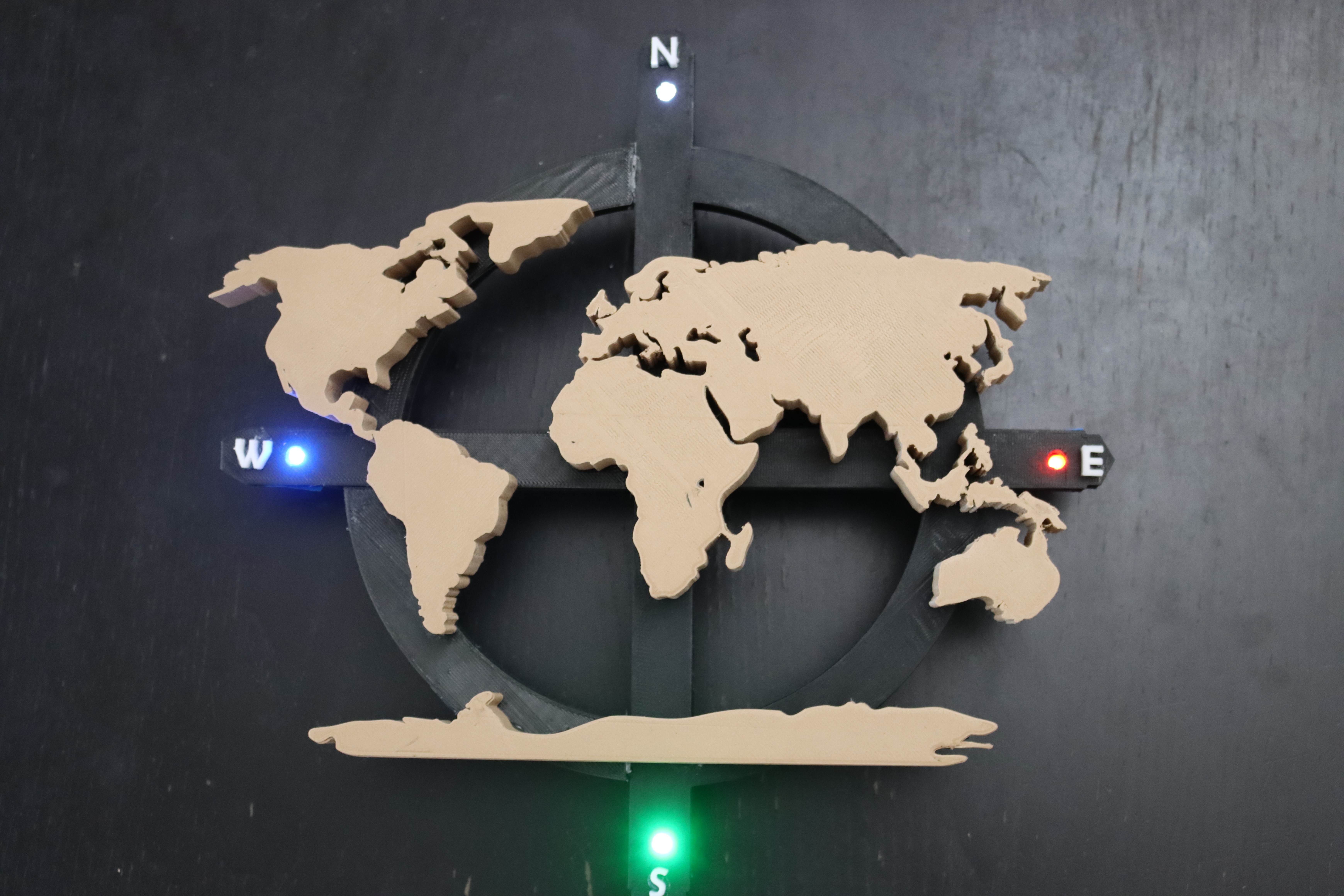 3D Printed World Map Wall Art (Made in Fusion 360) : 19 Steps (with ...
