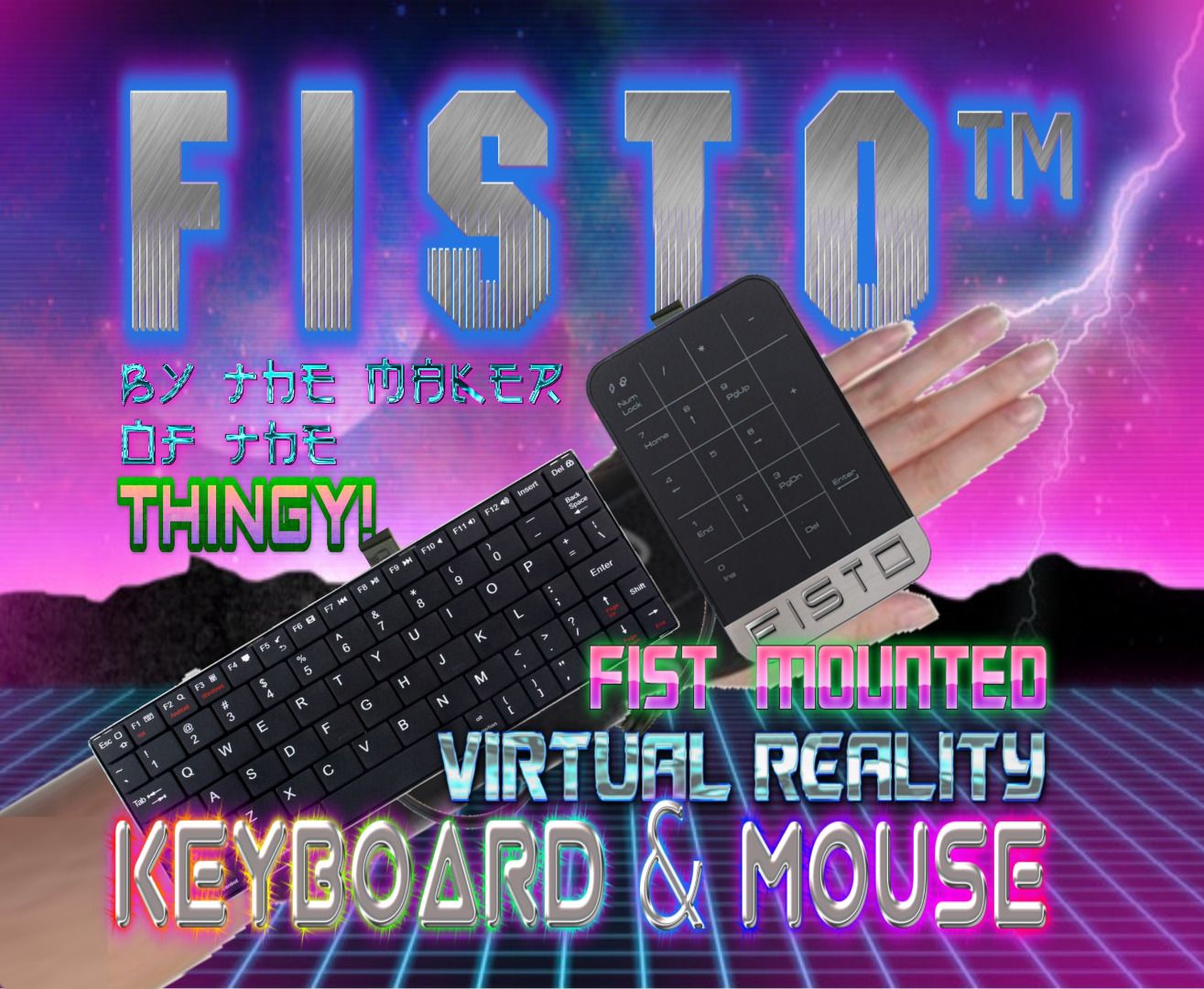 FISTO™ - the Fist Mounted Virtual Reality Keyboard & Mouse : 3 Steps ...