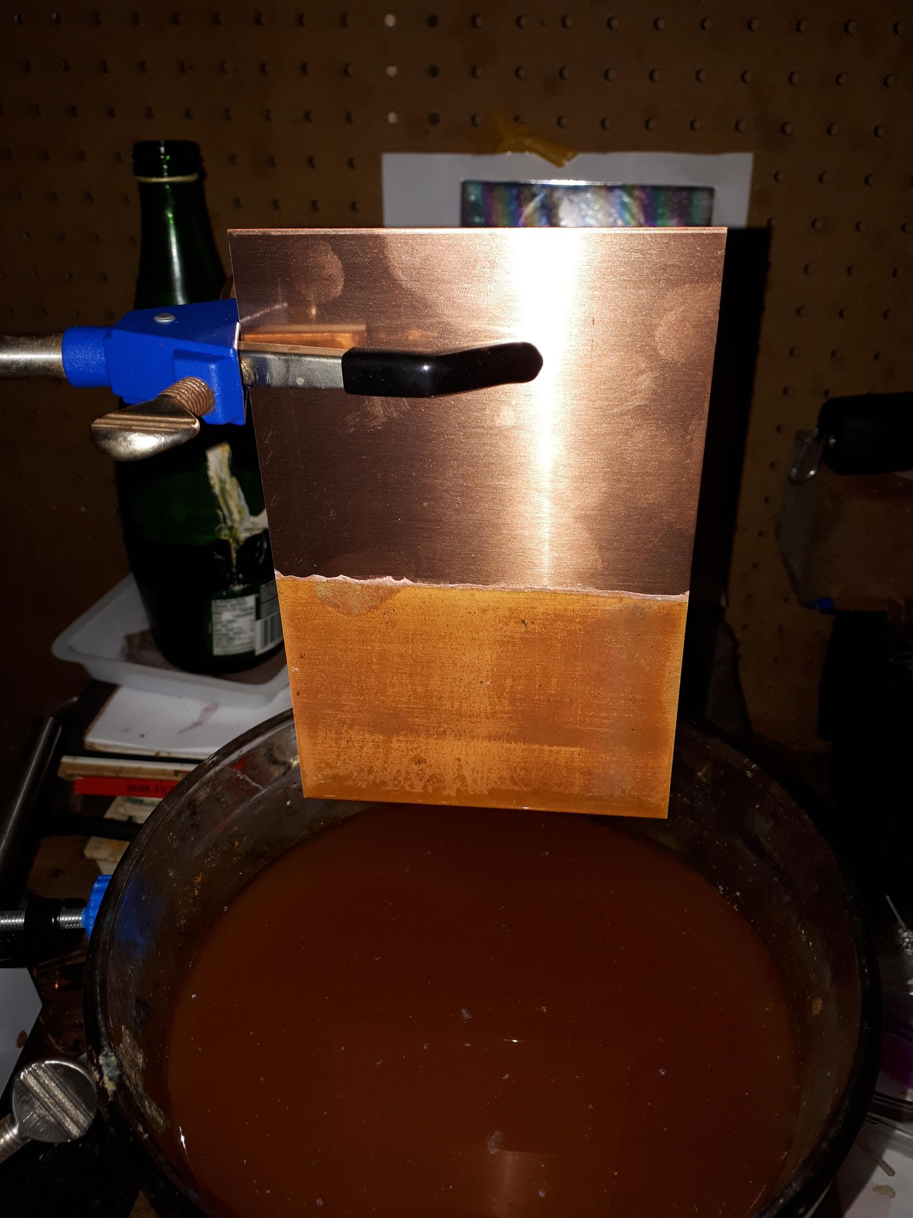 Copper Display Electroplating With Cobalt Salts and Graphite Electrodes ...