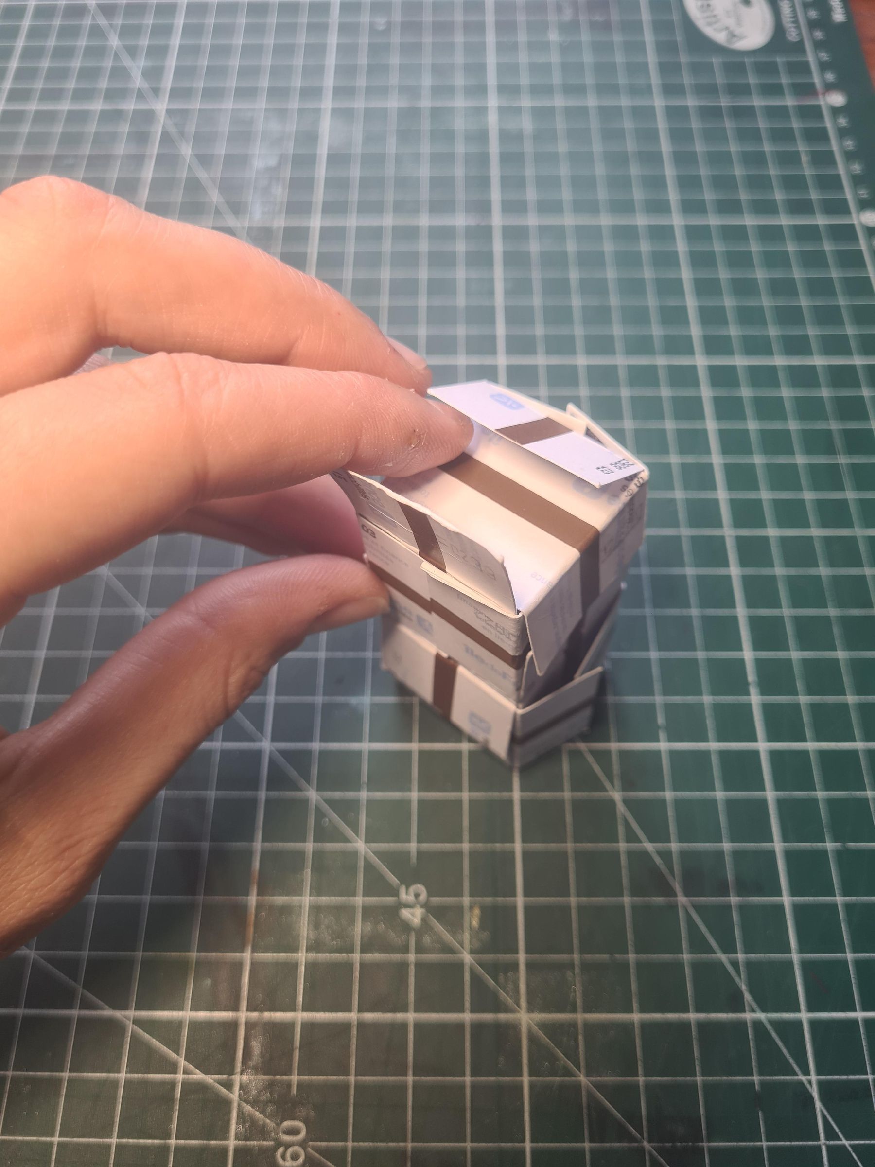 Menger's Cube Cardboard Lampshade Made From Metro Tickets : 9 Steps ...