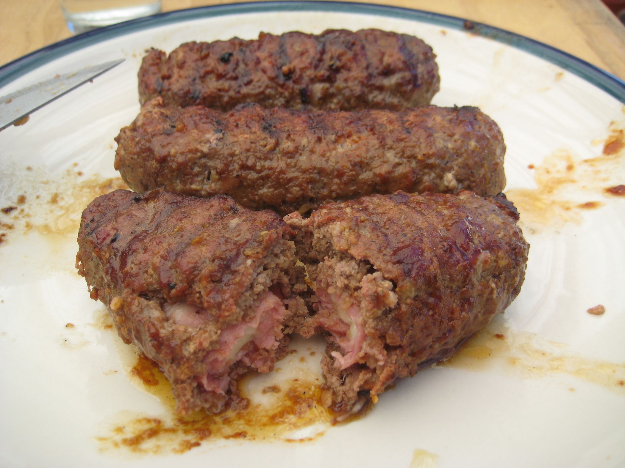 Cheese & Bacon Stuffed BBQ Burger Dogs : 5 Steps - Instructables