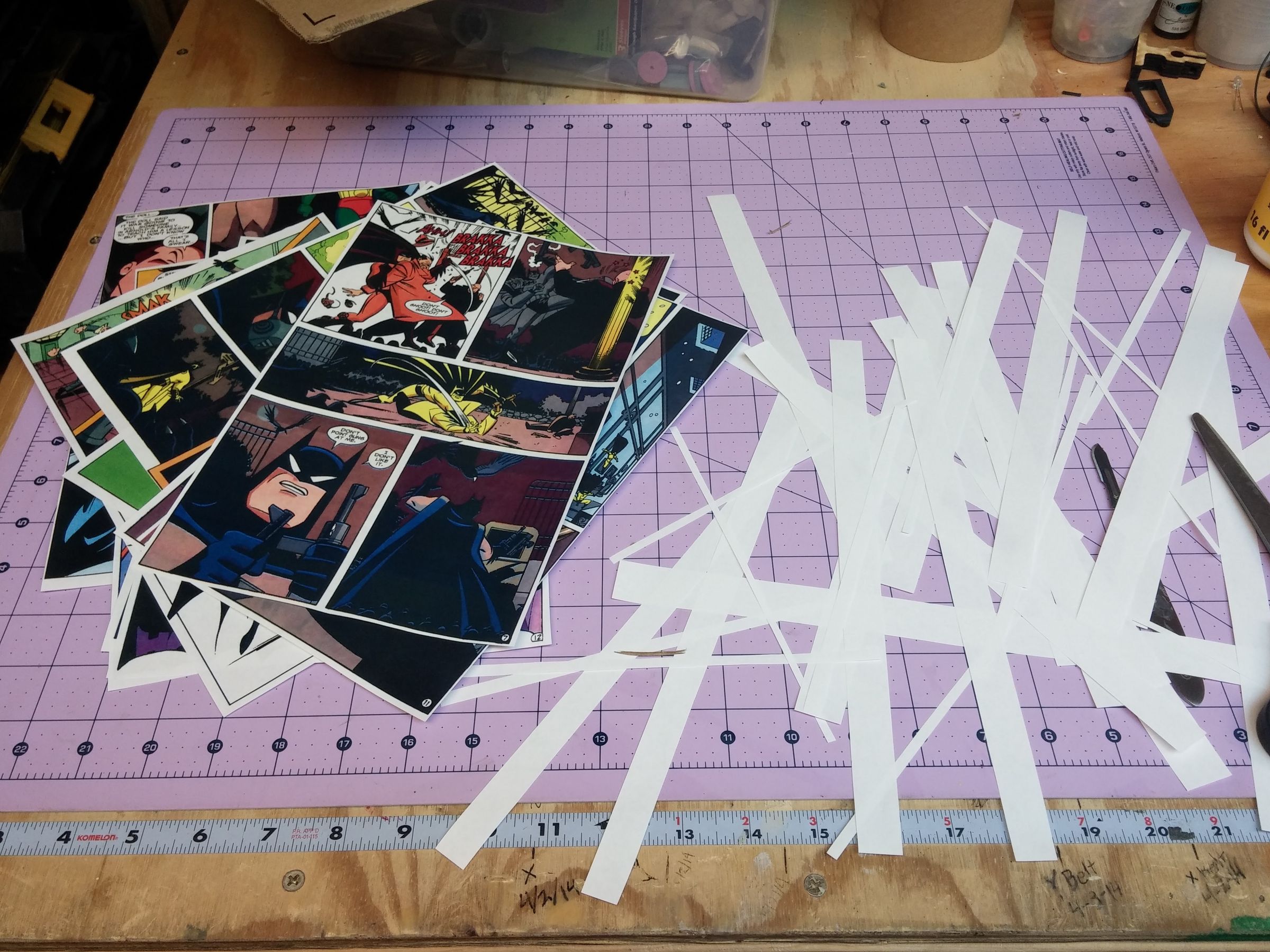 Cardboard Comic Superhero Collage : 7 Steps (with Pictures) - Instructables