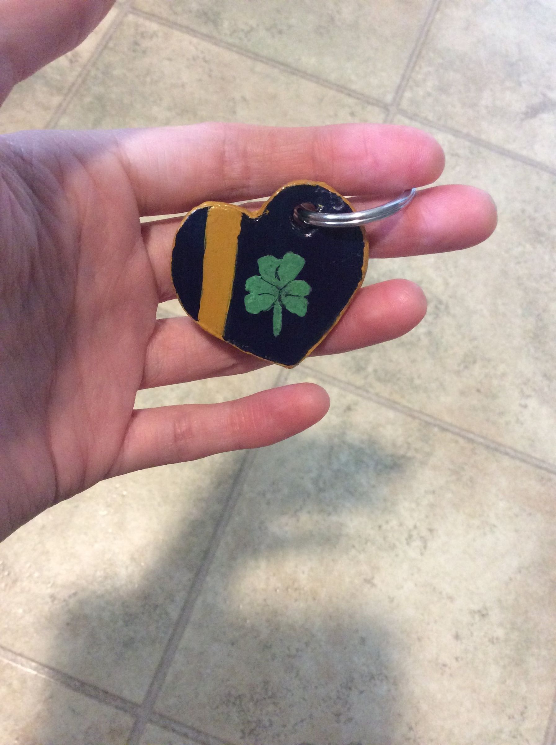 Paper Mache Heart Keychain : 5 Steps - Instructables