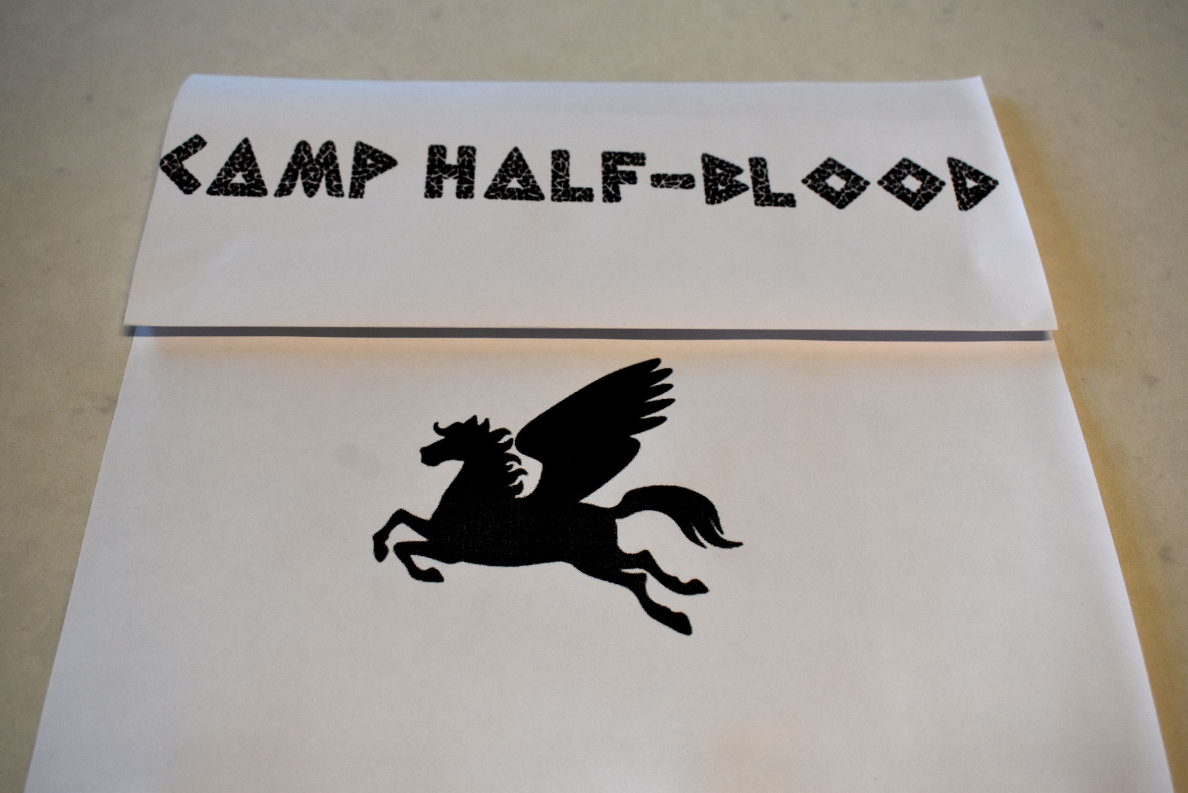 Camp Half Blood Stencil
