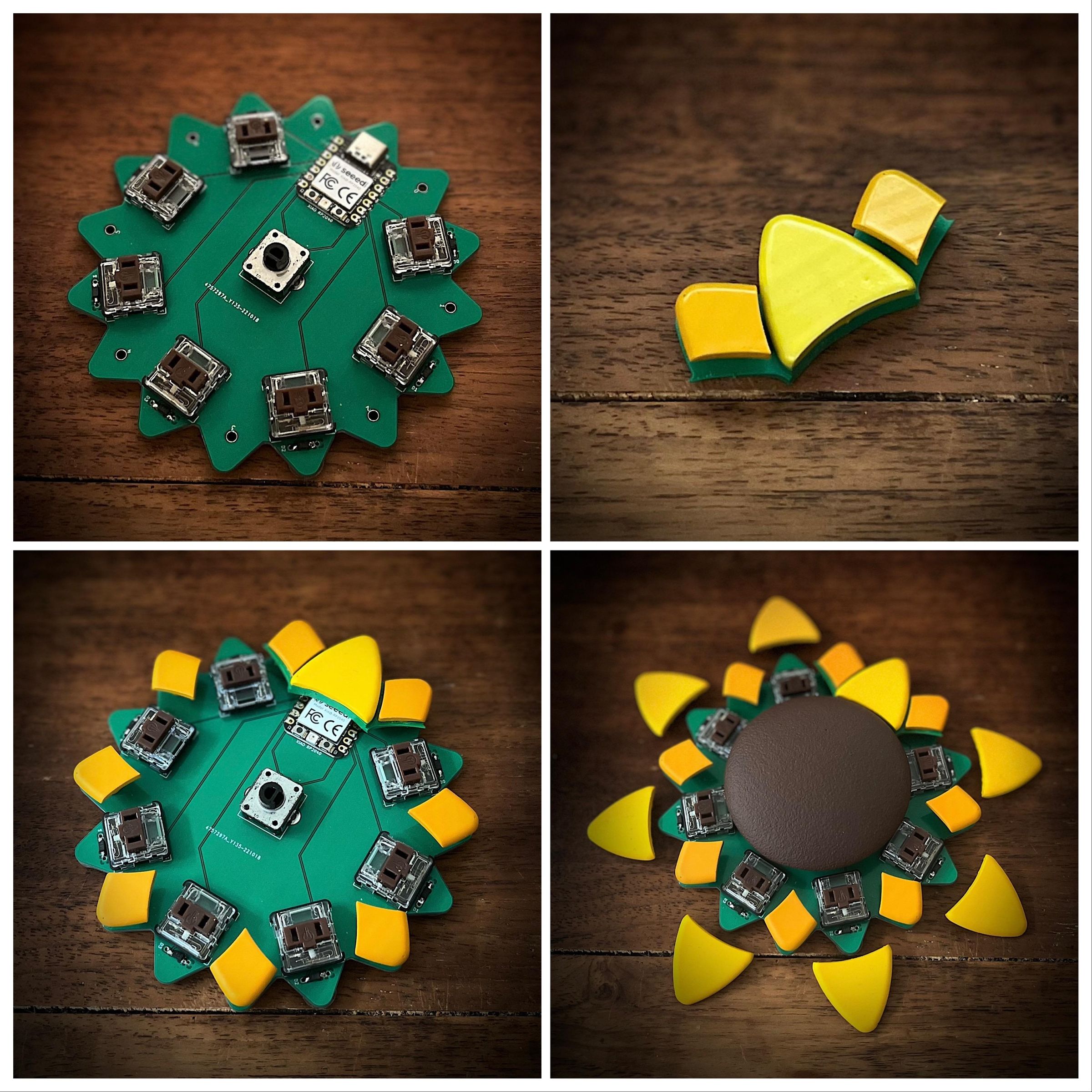 【Original Keypad】Sunflower #001 XIAO RP2040 - Newly Designed Keypad ...