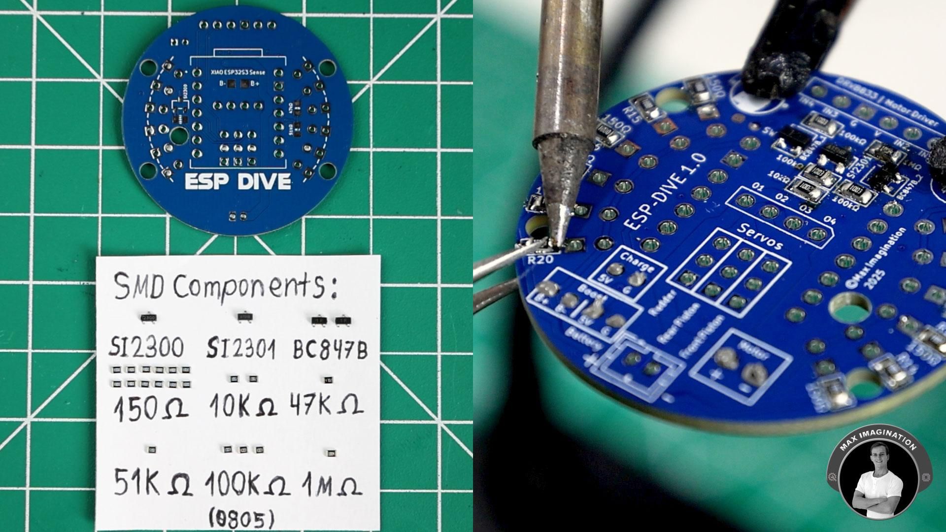 ESP-DIVE: Build an ESP32 RC Submarine With FPV Camera : 23 Steps (with Pictures) - Instructables