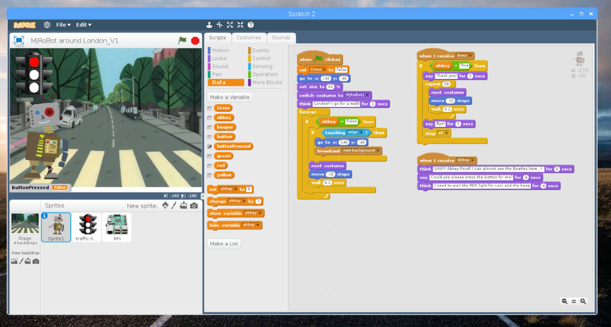 Physical Computing - Scratch 2.0 for Raspberry Pi : 9 Steps (with ...
