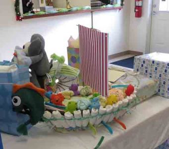 Viking Ship Diaper Cake : 10 Steps - Instructables