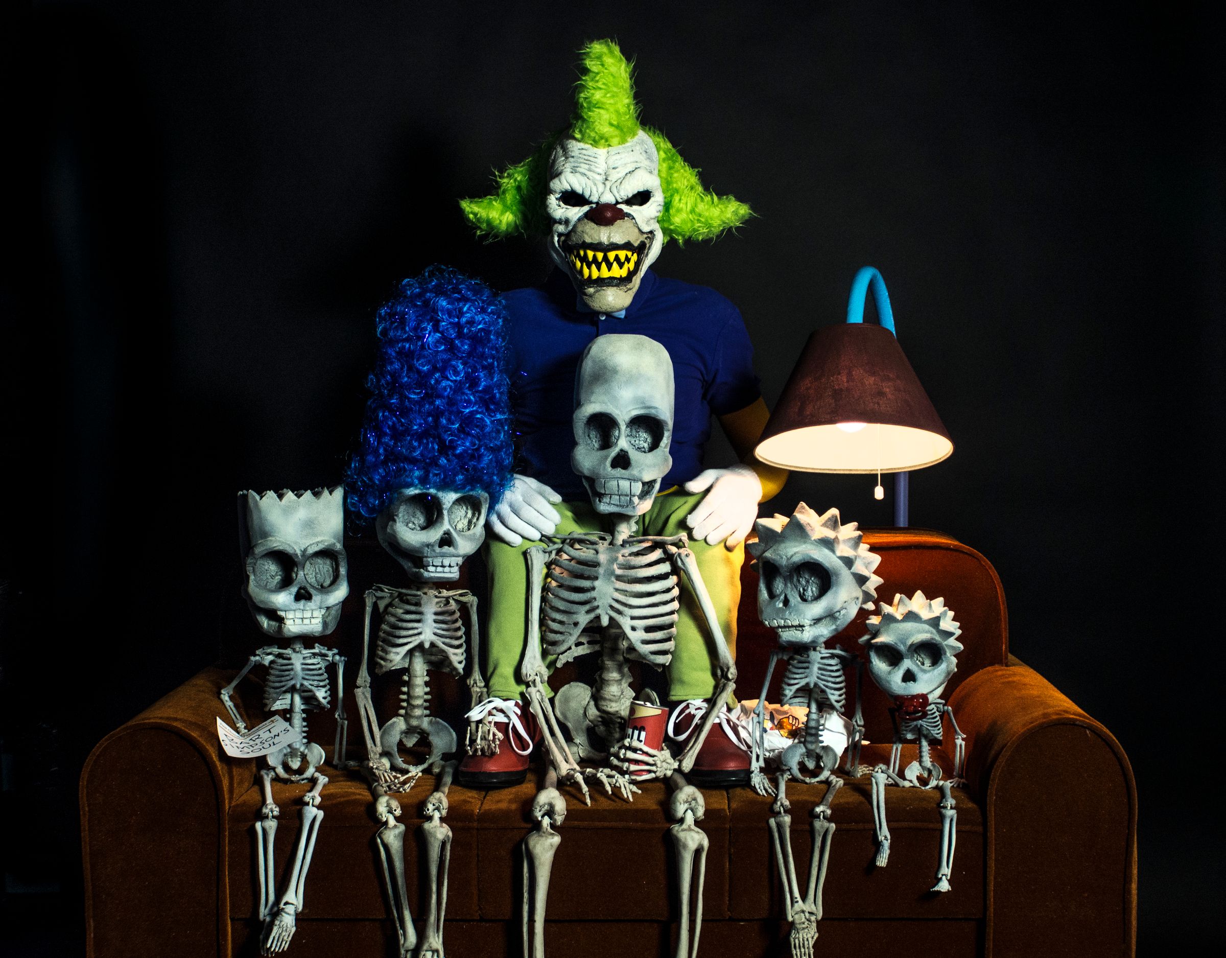 Evil Krusty Vs. Simpsons Couch Costume - Treehouse of Horrors III : 9 ...