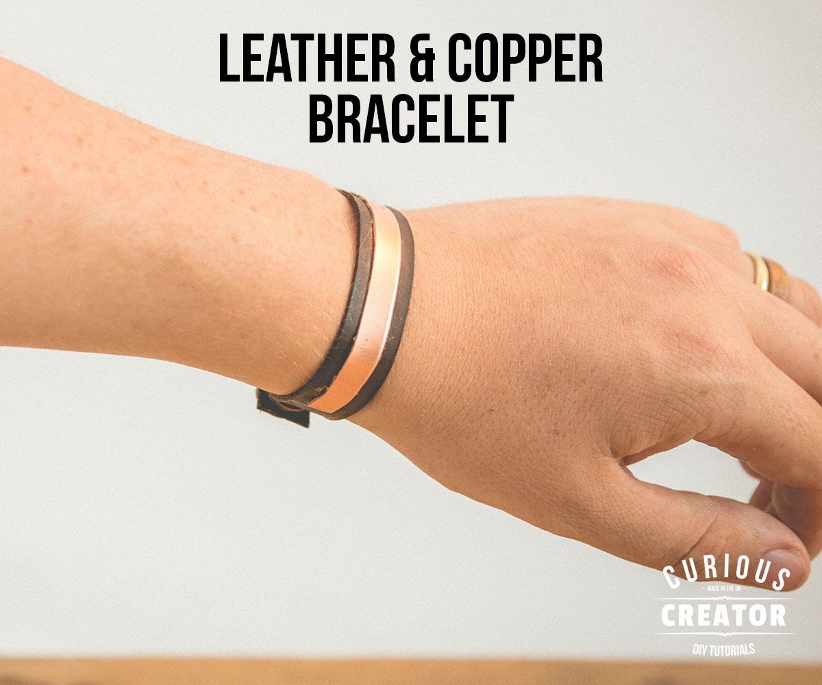Leather & Copper Bracelet : 4 Steps (with Pictures) - Instructables