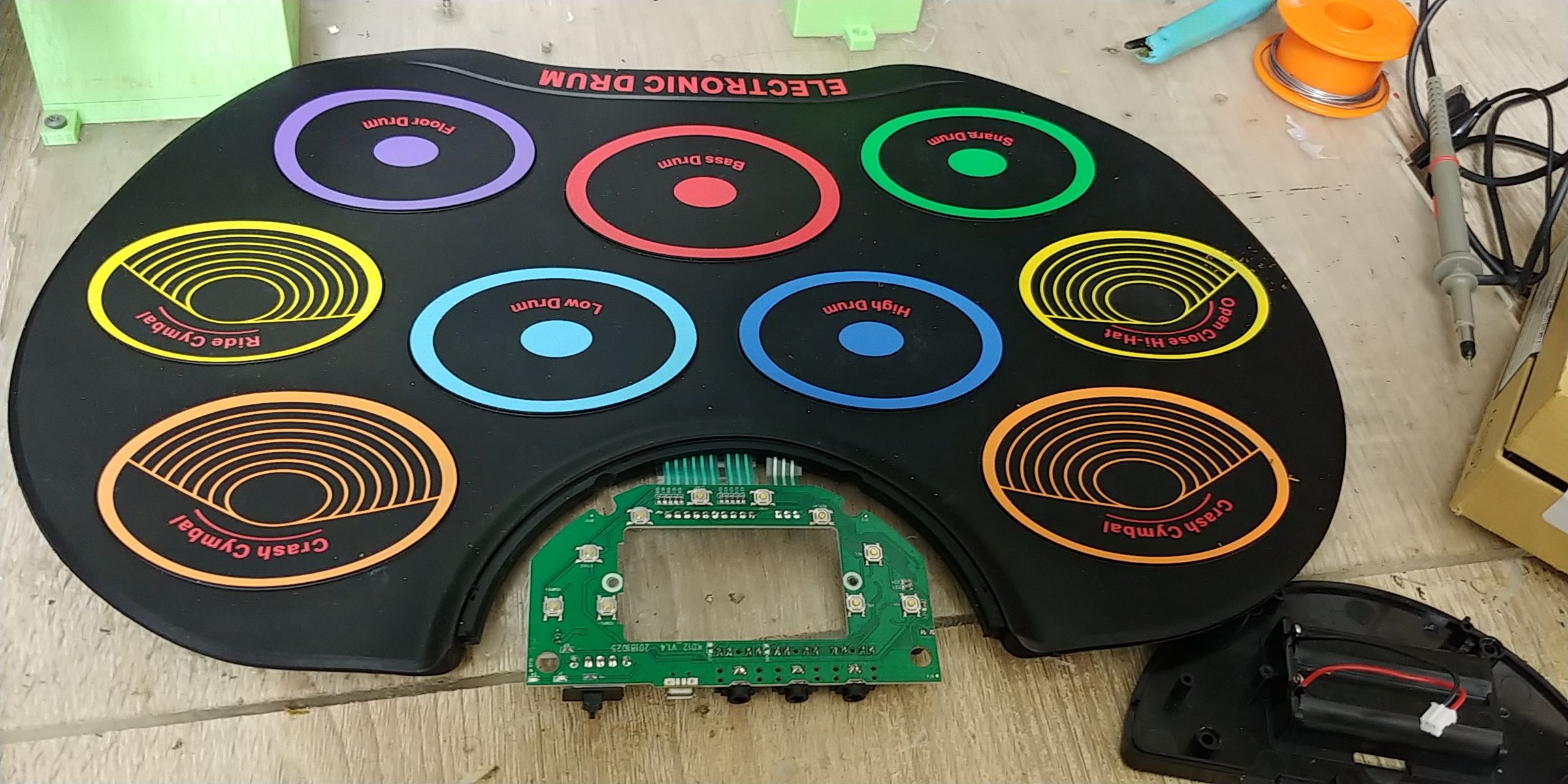 MIDI Drum Kit on Python and Arduino : 5 Steps (with Pictures ...