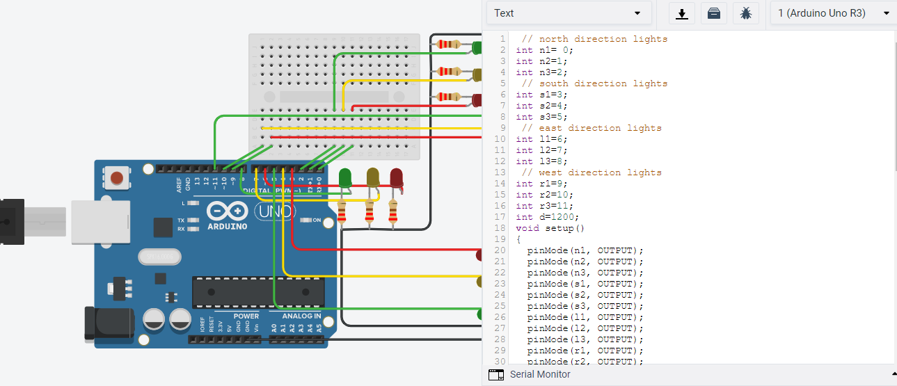 Arduino Traffic Light Controller | 4-Way : 3 Steps - Instructables