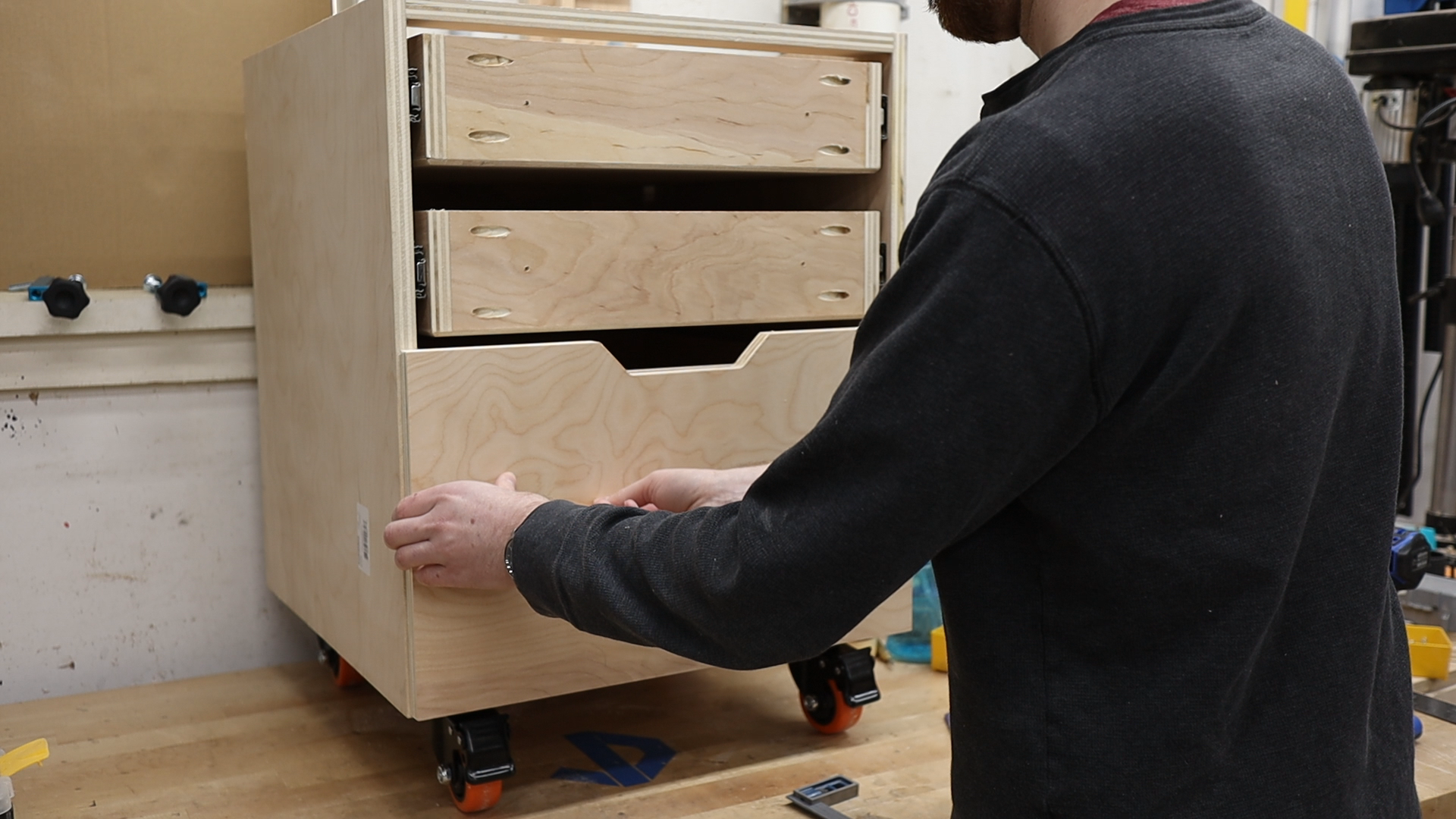 Tool Storage Carts With Folding Top! : 12 Steps (with Pictures ...