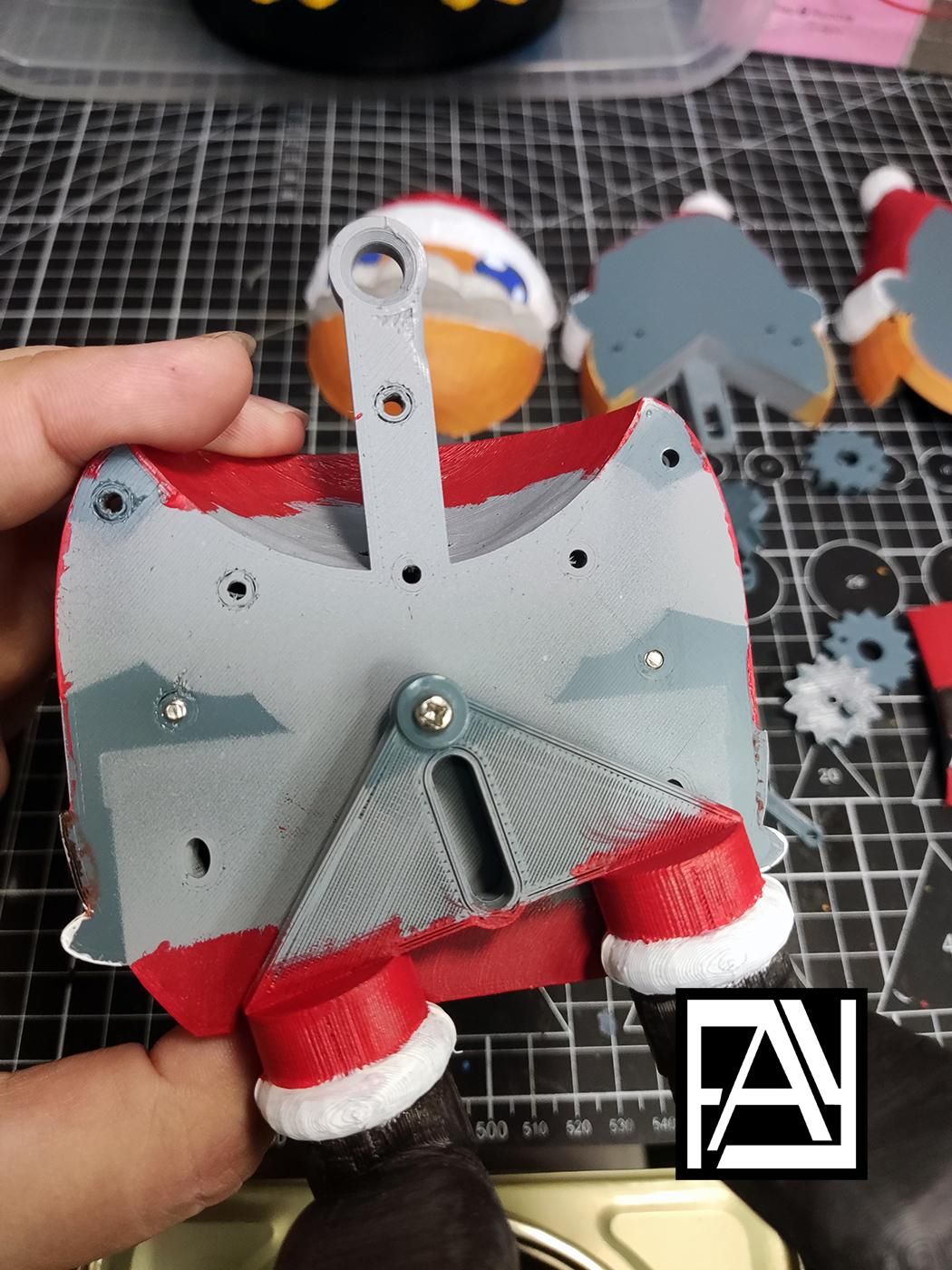 Dancing Santa Clause Automata : 8 Steps (with Pictures) - Instructables