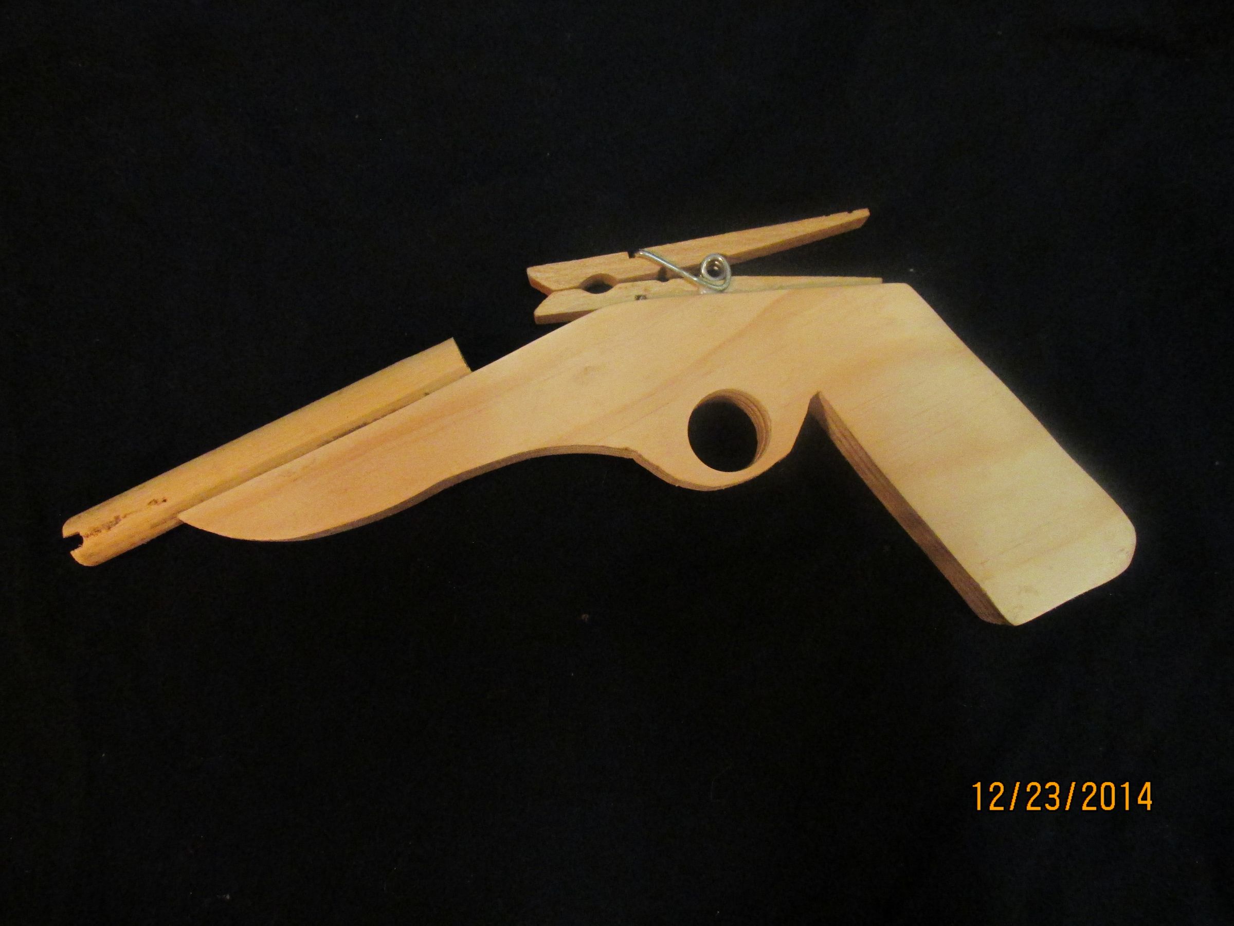 Back to the Basics - Rubber Band Gun : 6 Steps (with Pictures ...