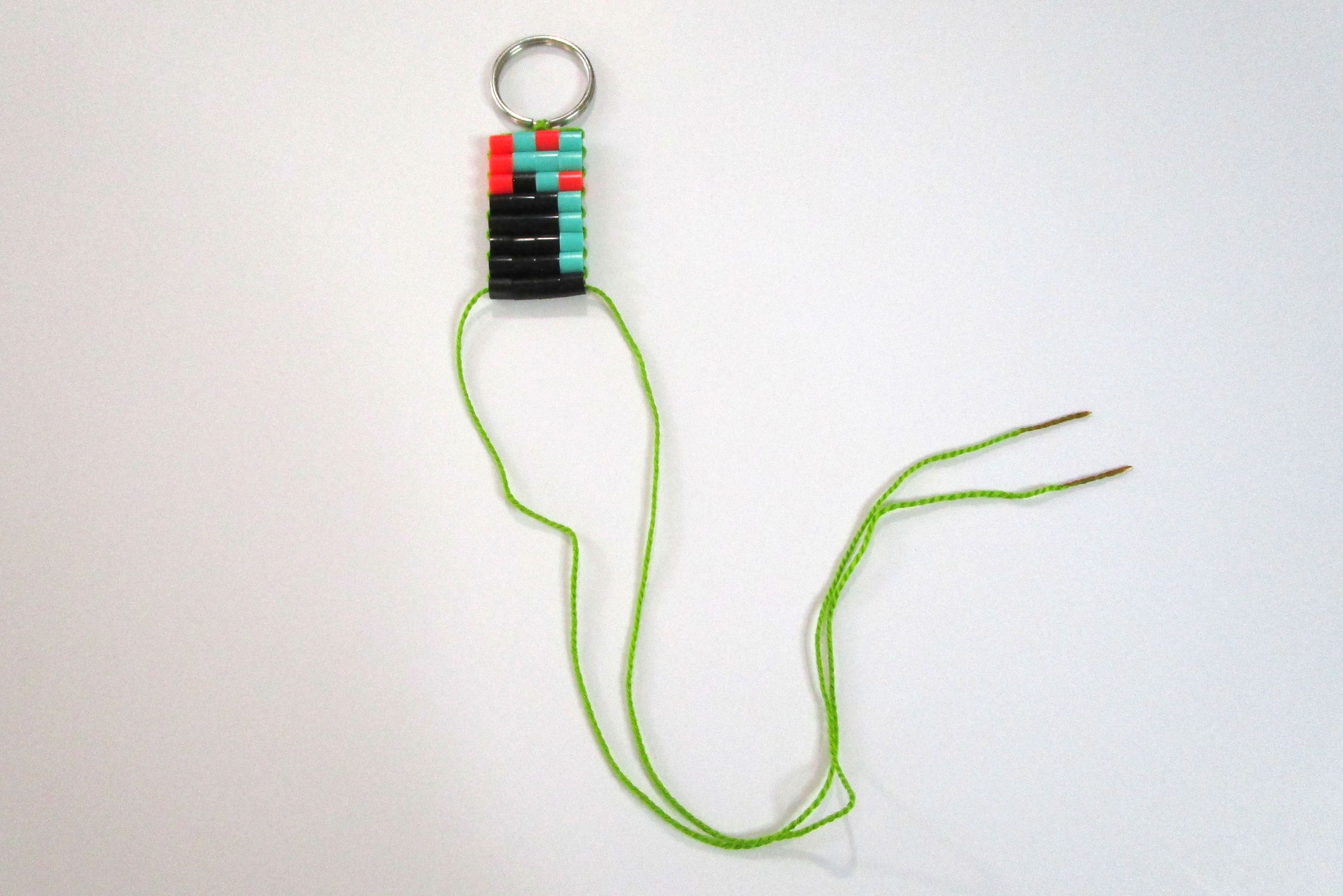 Morse Code Woven Beaded Keychain : 10 Steps (with Pictures) - Instructables