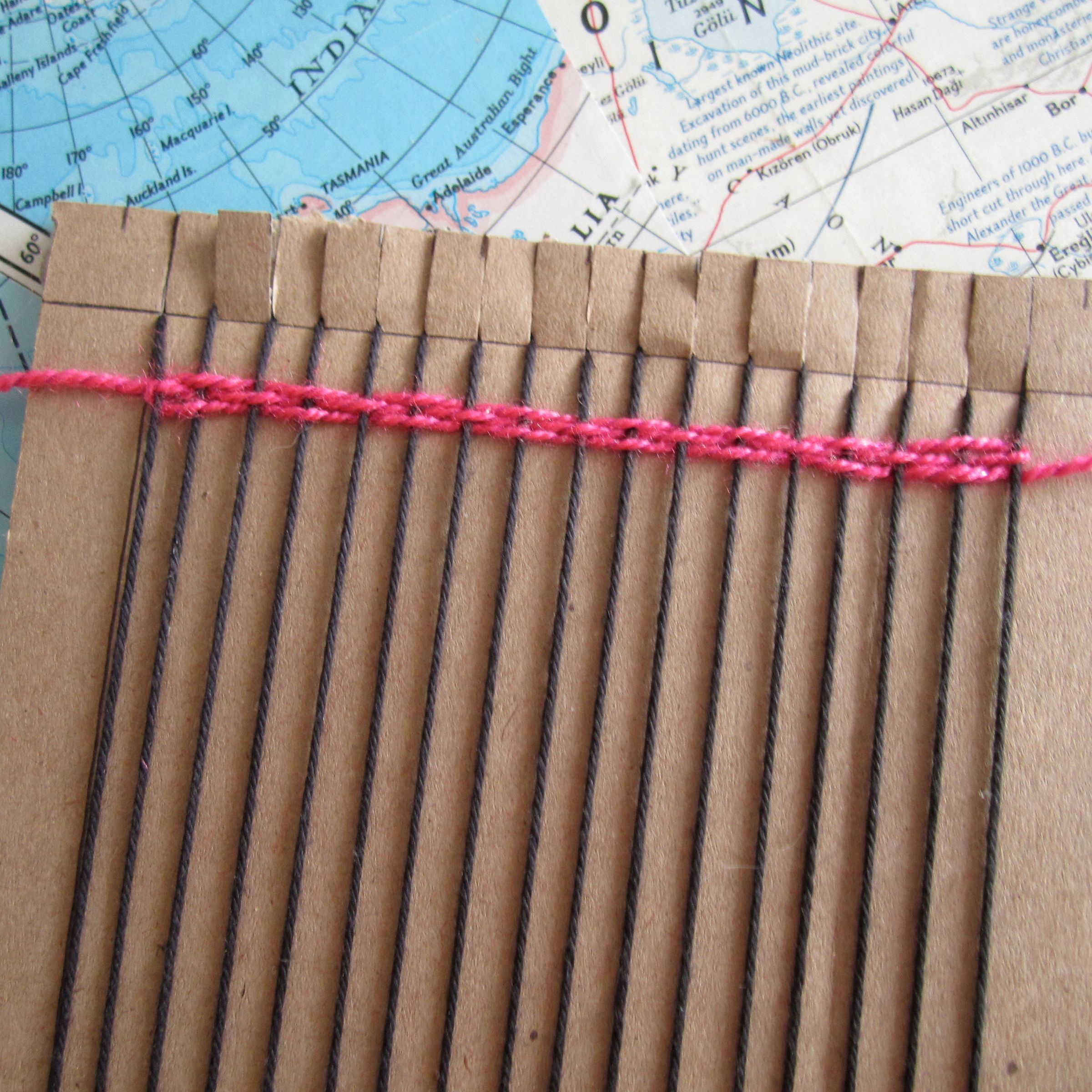 How to Weave on a Cardboard Loom : 9 Steps (with Pictures) - Instructables