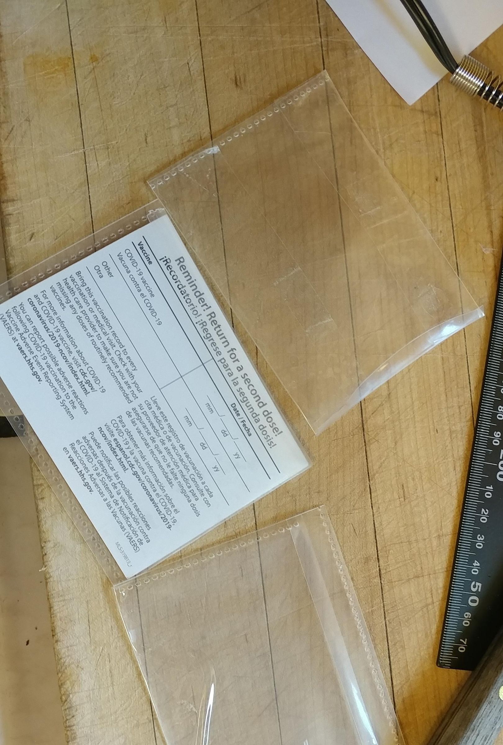 Plastic Non-sealed CDC Card Protector : 9 Steps (with Pictures ...