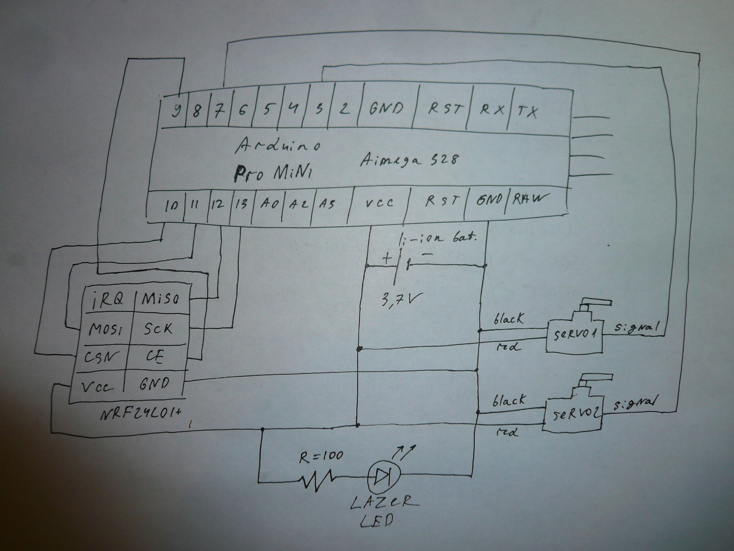Arduino Wireless Laser Turret : 8 Steps - Instructables