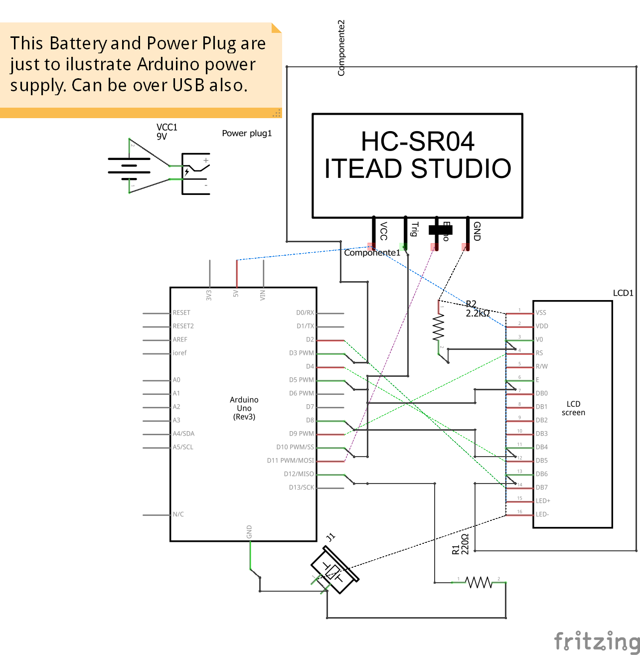 Animated Sonic Ruler / Parking Sensor Using Arduino : 4 Steps ...