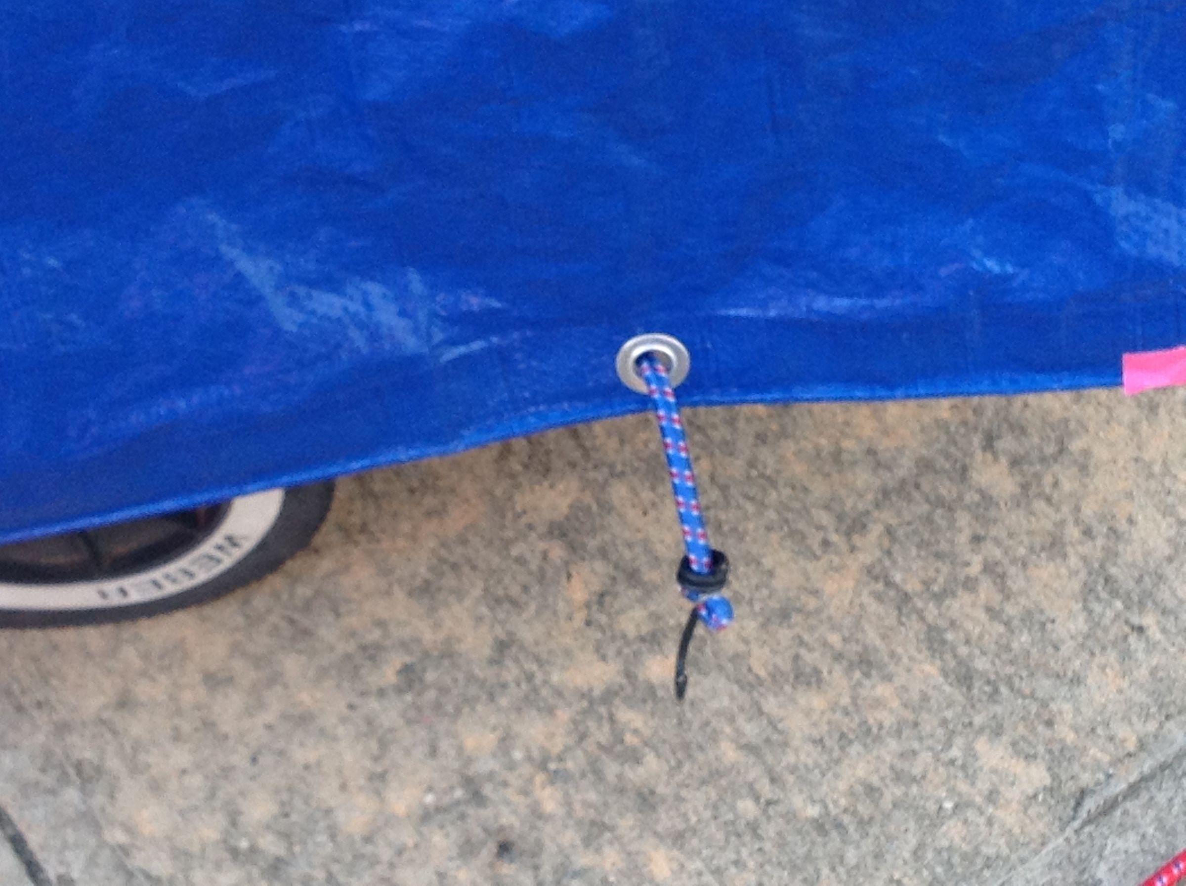 Cheap BBQ Cover Made From Tarp : 5 Steps - Instructables