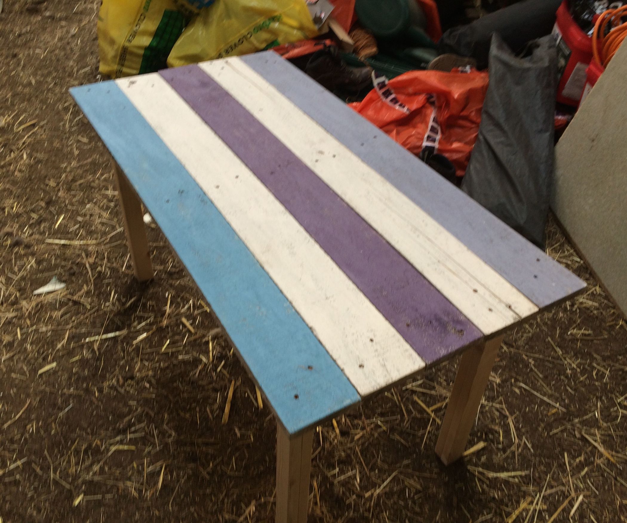Reclaimed Palet Wood Table : 3 Steps (with Pictures) - Instructables