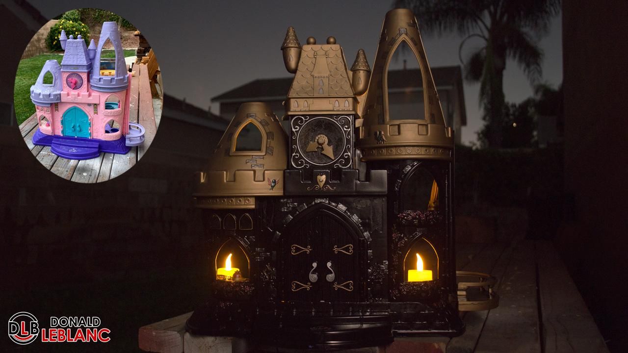 How to Make a DIY Haunted/Gothic Castle From an Old Plastic Dollhouse ...