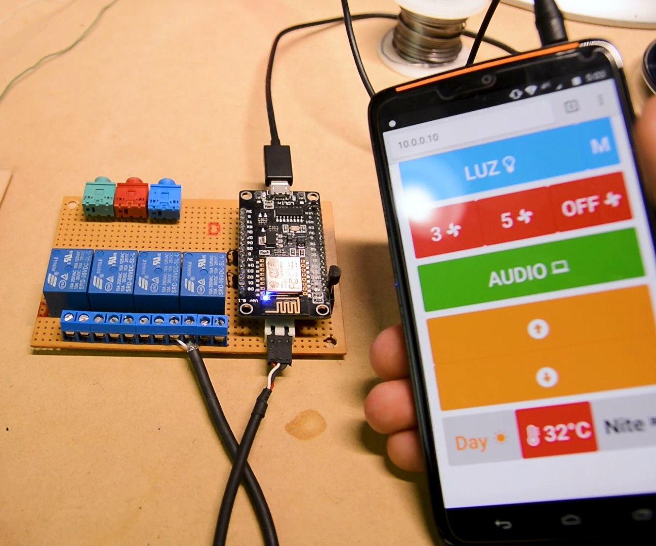 Nodemcu Smart Room Esp8266 Arduino 6 Steps Instructables 