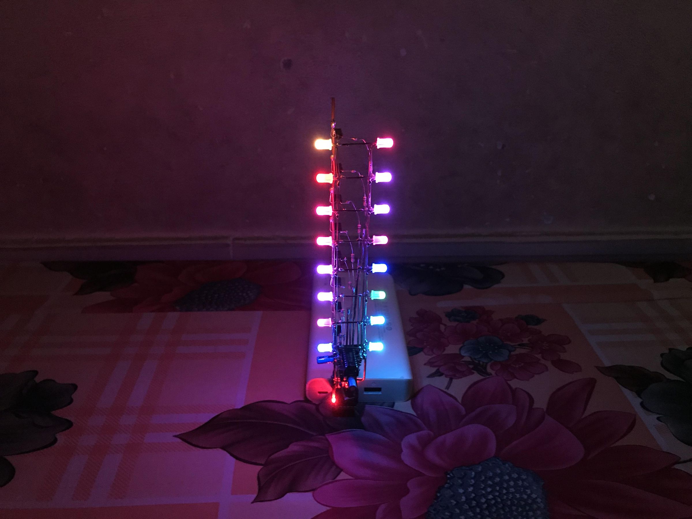 Rainbow Led Circuit Sculpture : 5 Steps (with Pictures) - Instructables