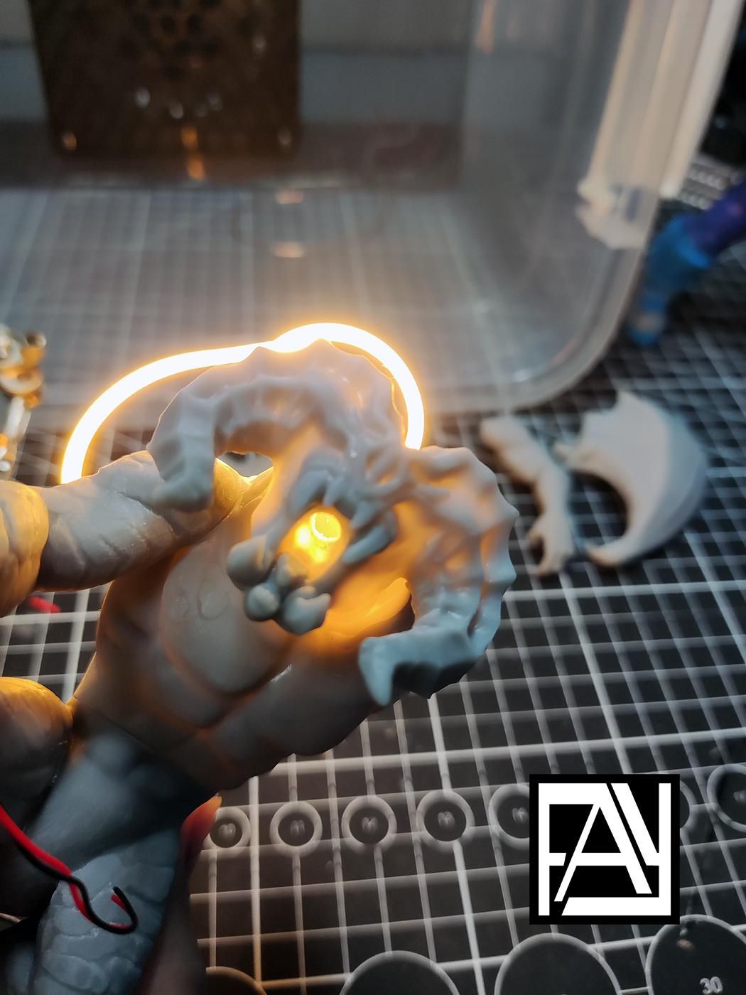 Balrog Glowing Flames : 9 Steps (with Pictures) - Instructables