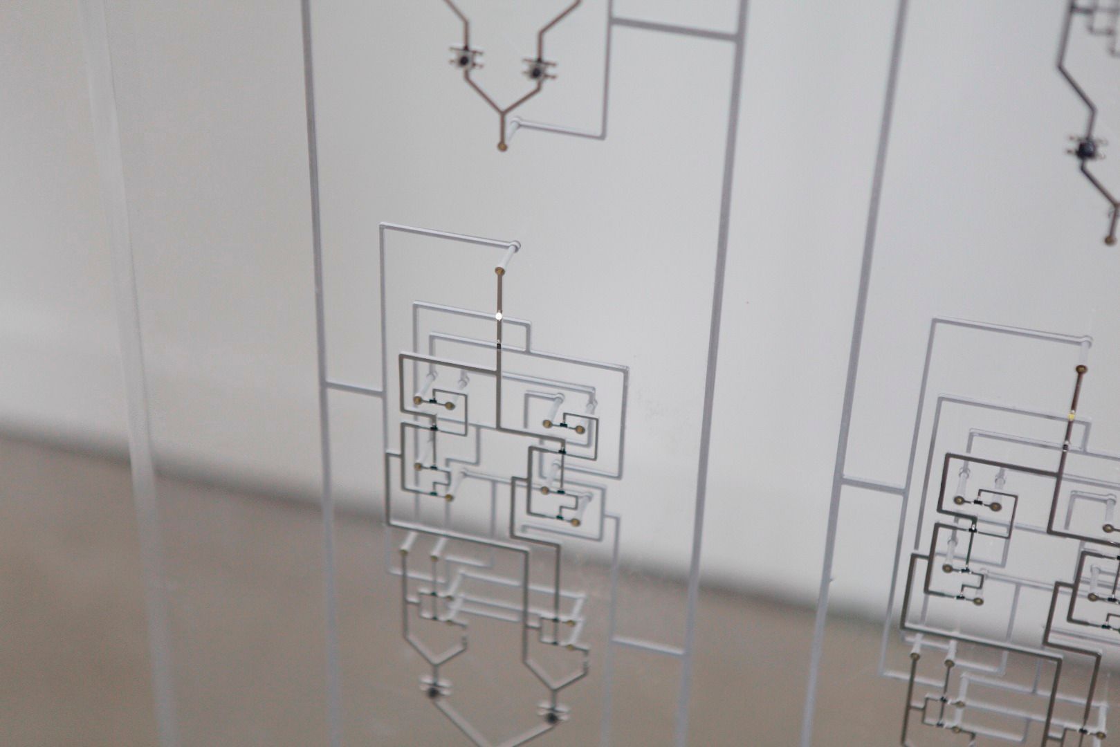 Inlaid Logic : a Giant Circuit Board Inlay Made Out of Waterjet ...