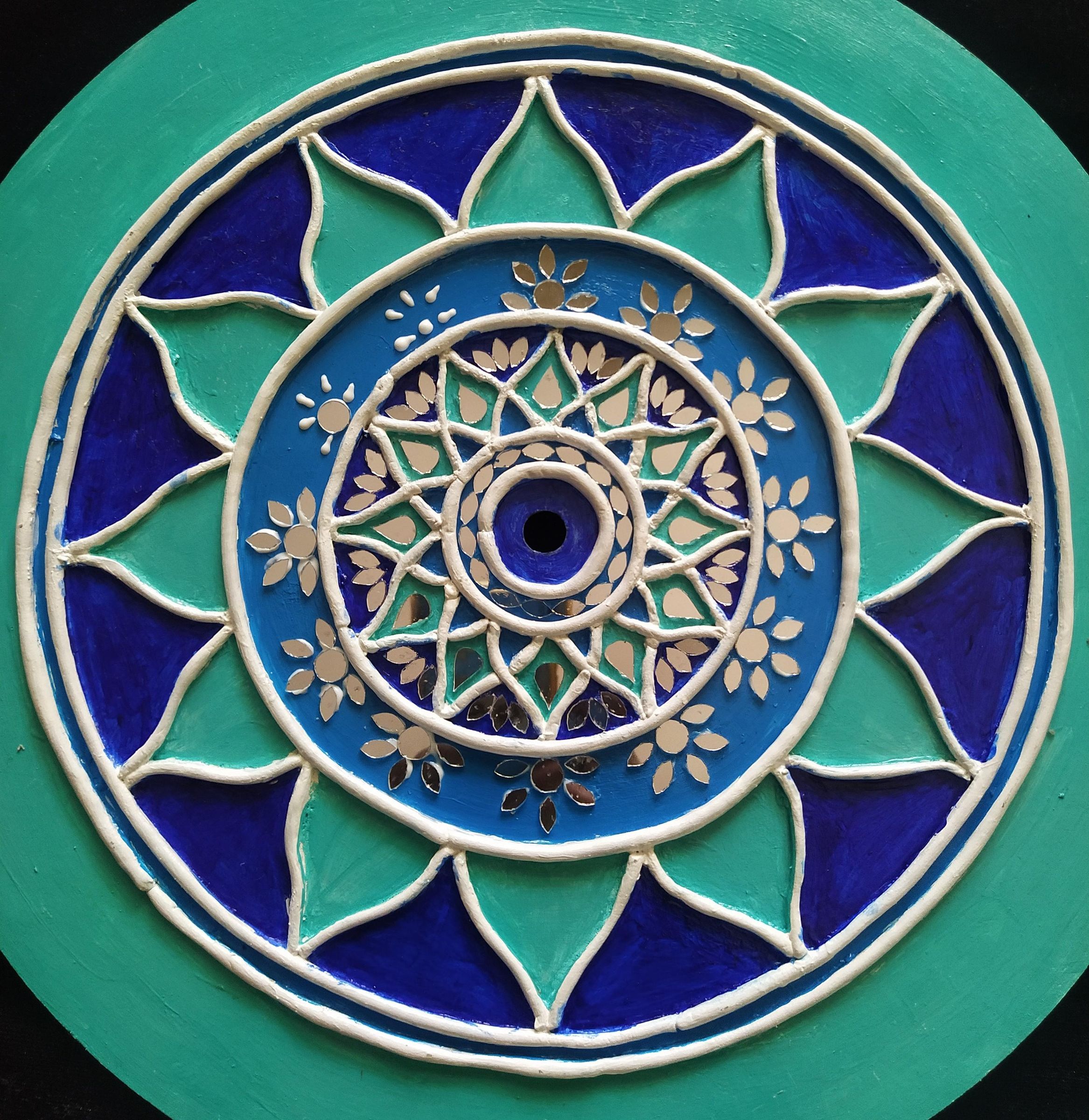 Blue Lippan Art Wall Clock : 24 Steps (with Pictures) - Instructables