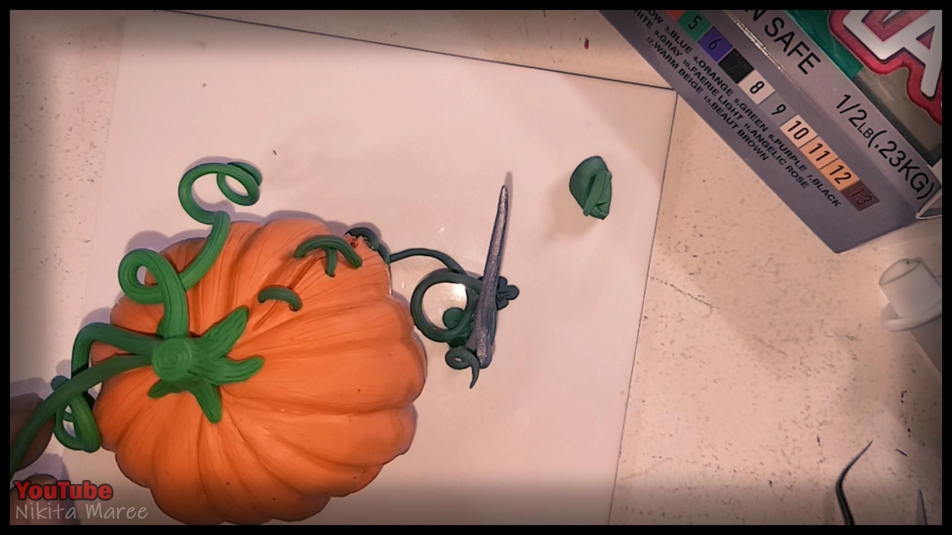 Polymer Clay Jack O'lantern Tutorial (+ Video) : 75 Steps (with ...