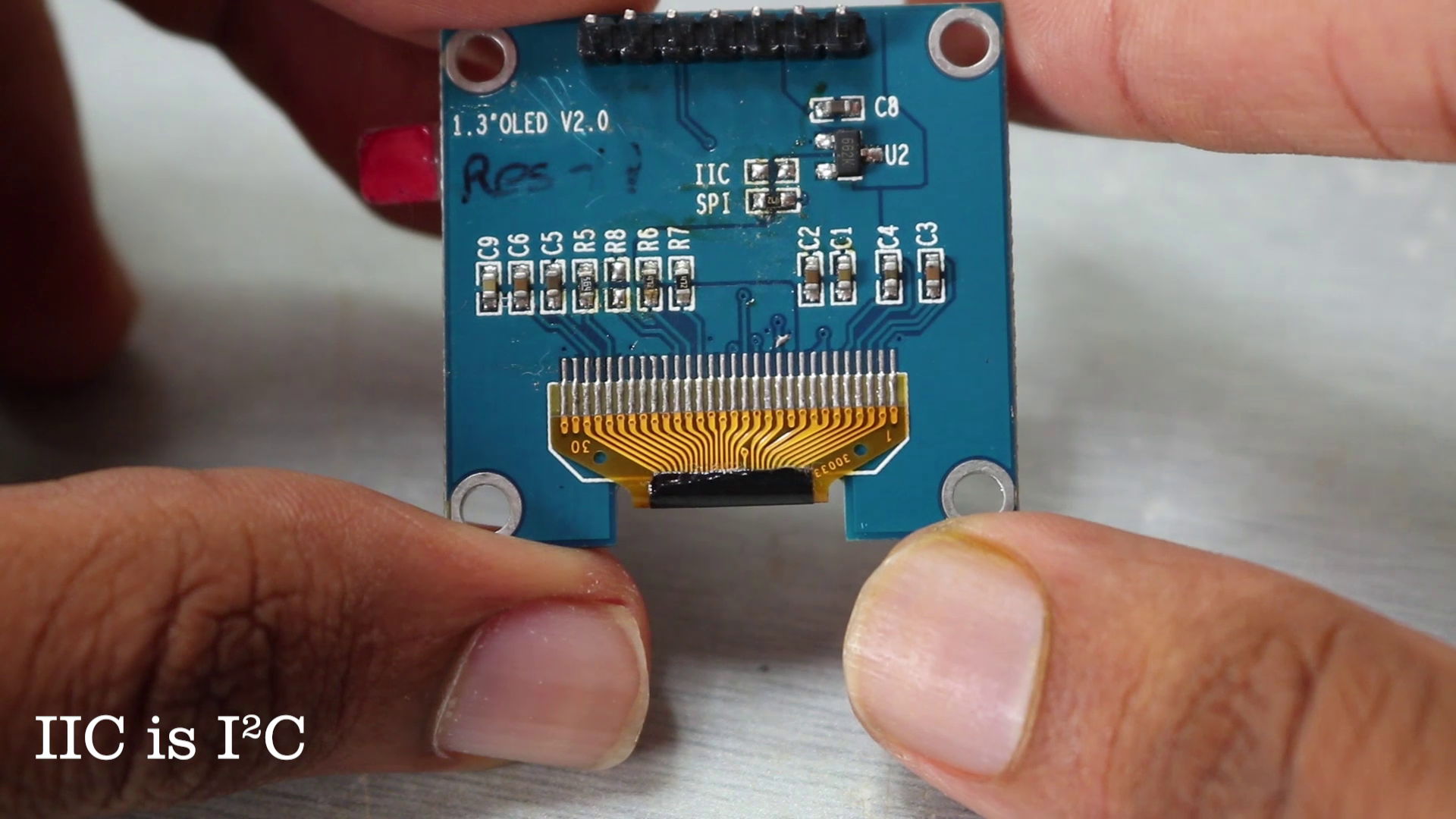 OLED Tutorial | Convert SPI to I2C : 6 Steps (with Pictures) - Instructables