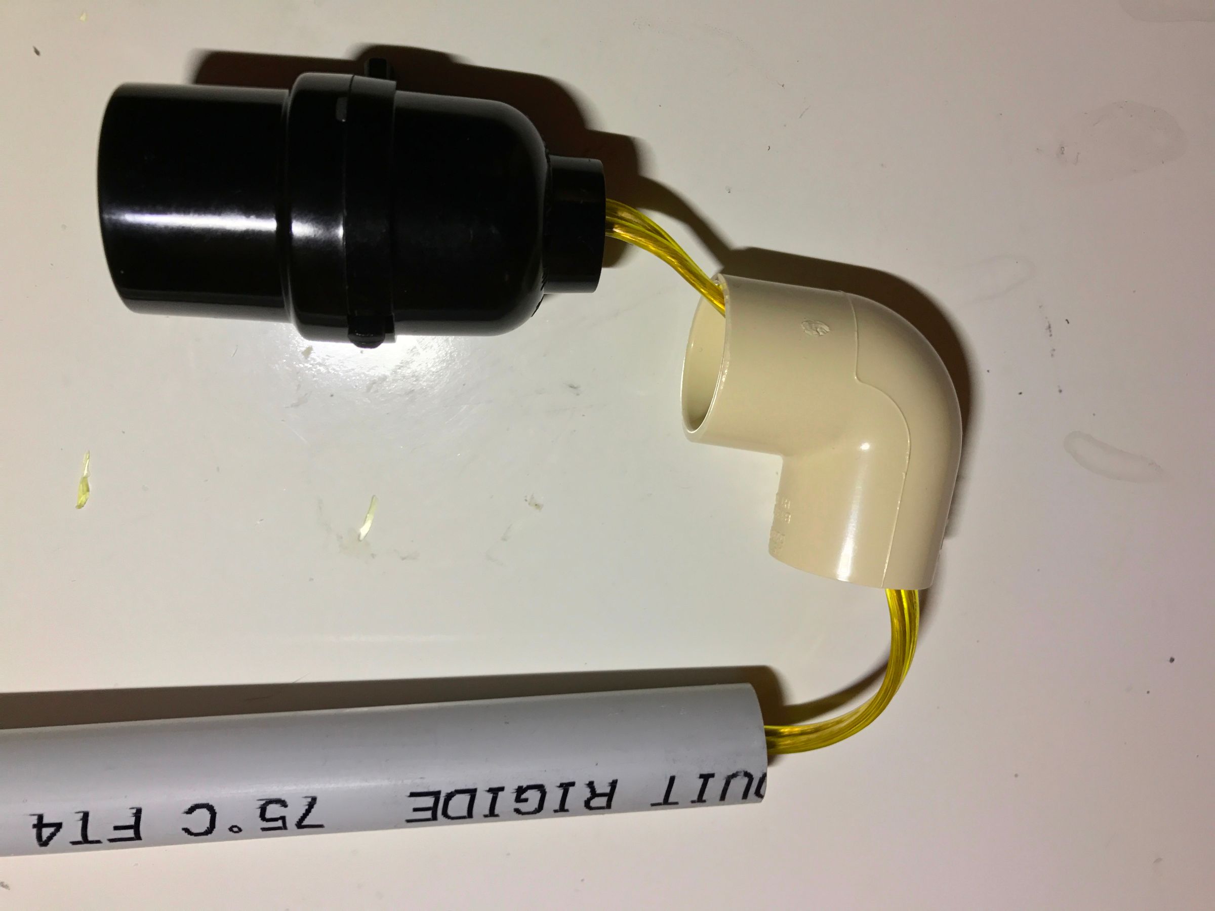 Wall Mounted PVC Pipe Lamp : 8 Steps (with Pictures) - Instructables