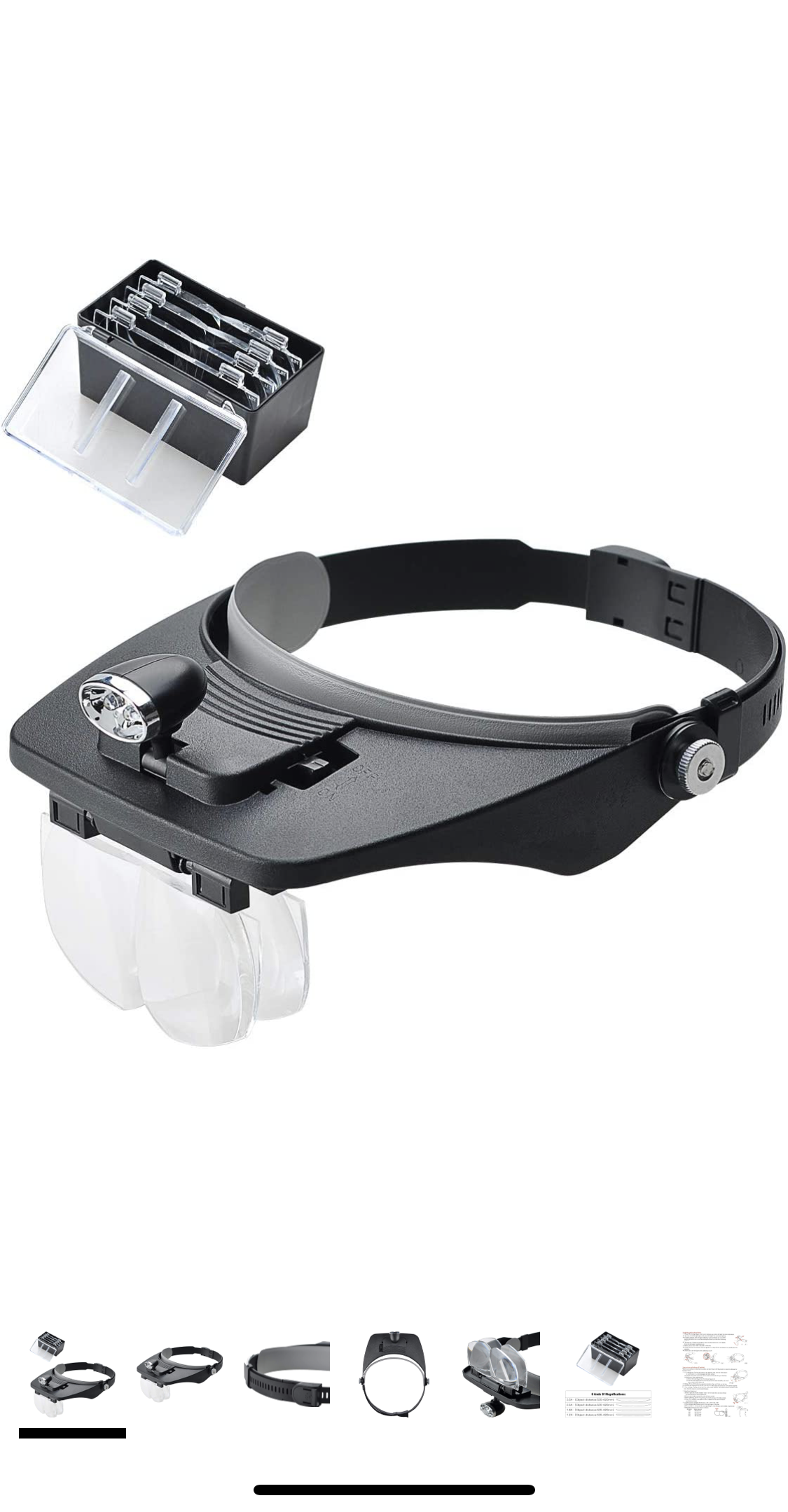 Inspector Gadget Voice Controlled Headband Magnifier. : 4 Steps ...