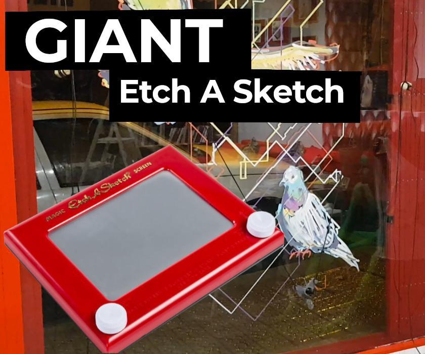 Giant Etch A Sketch 3 Steps Instructables 